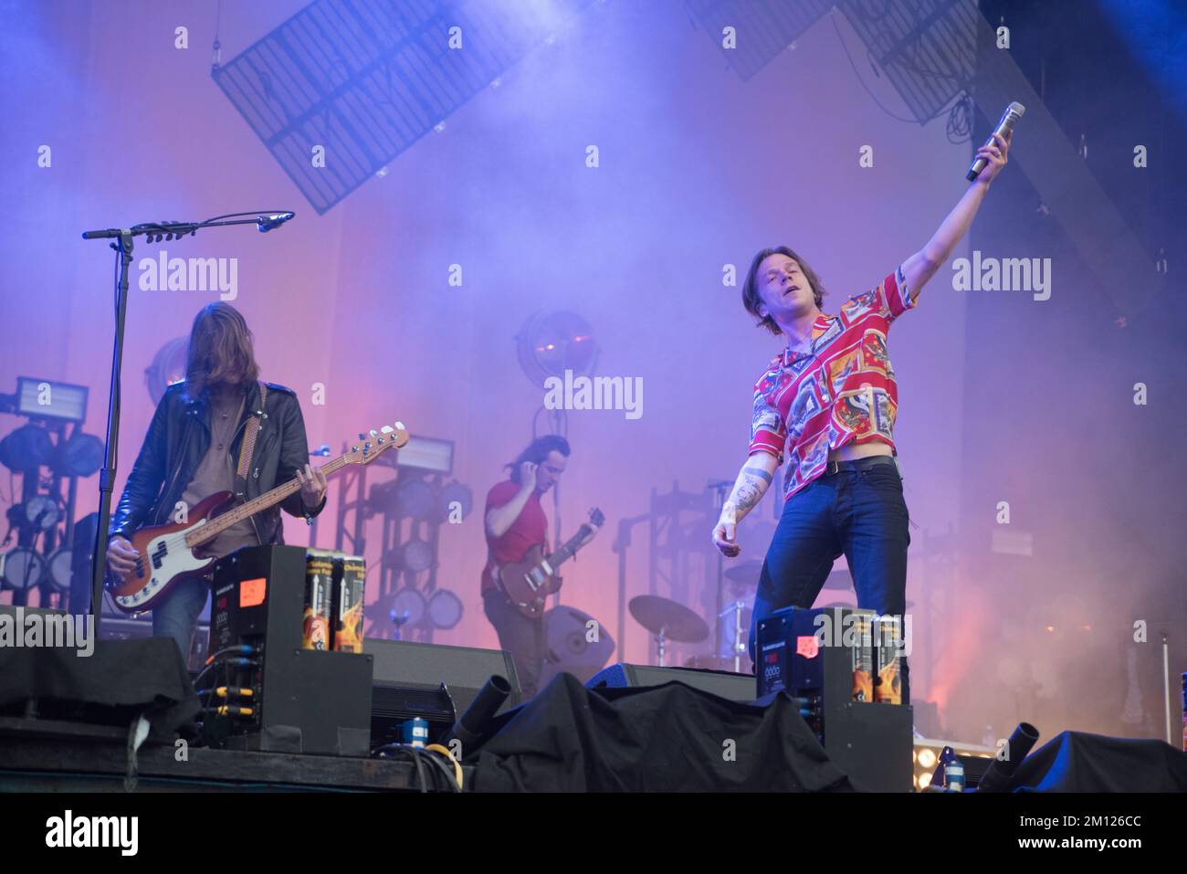 Austin City Limits - Cage The Elephant in concert Stock Photo - Alamy