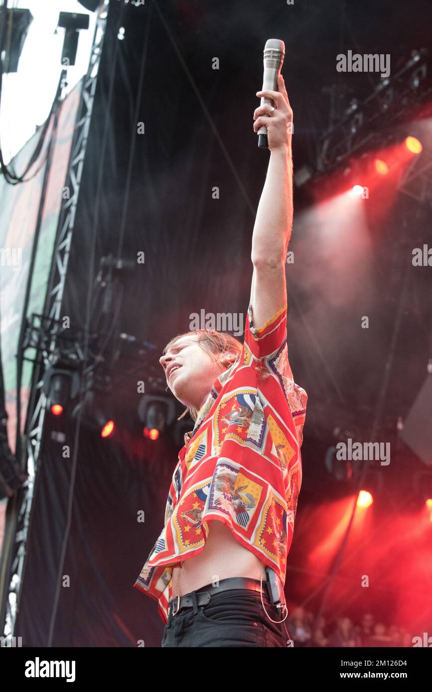 Austin City Limits - Cage The Elephant in concert Stock Photo - Alamy