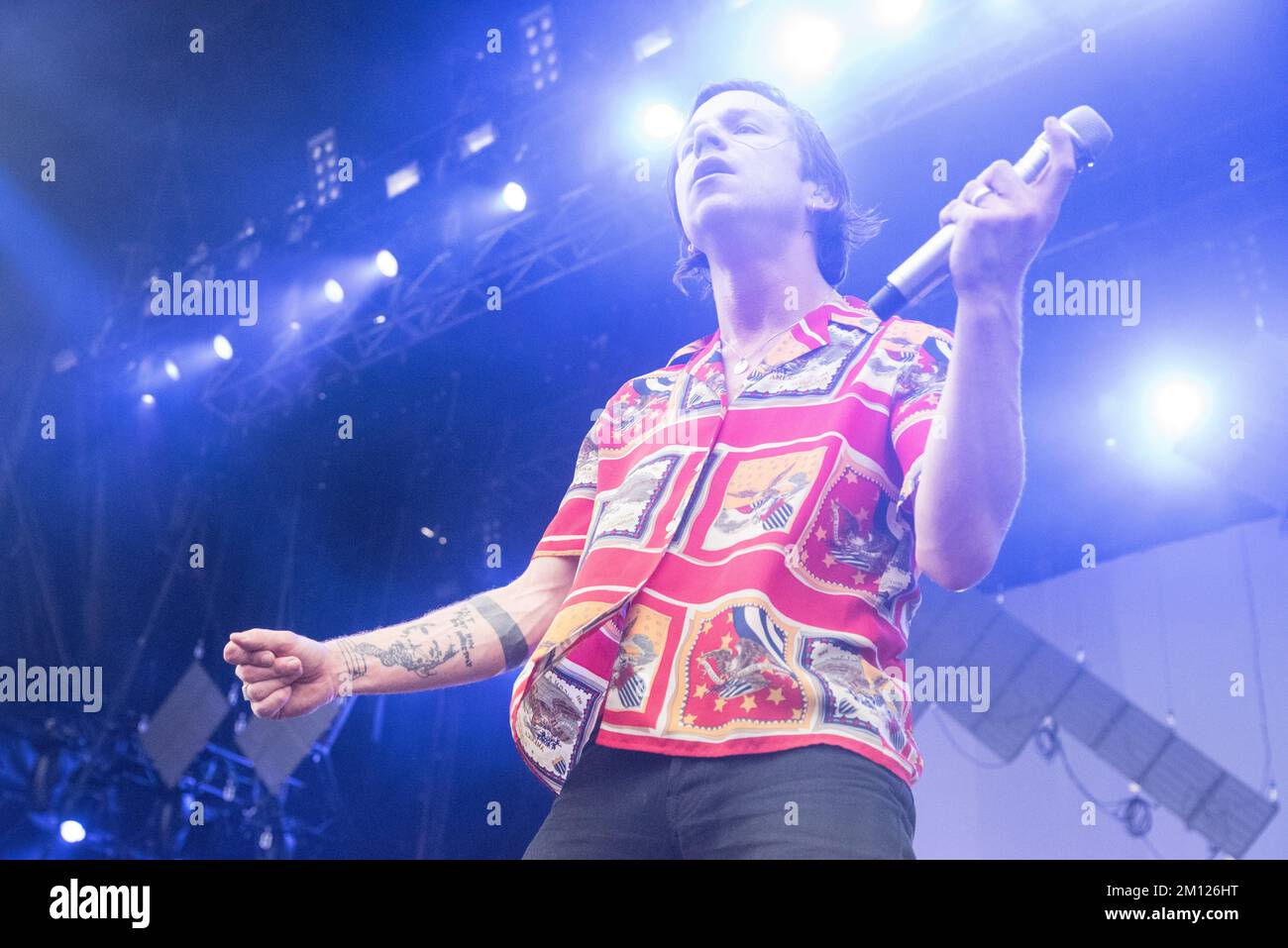 Singer matt shultz cage elephant hi-res stock photography and images ...