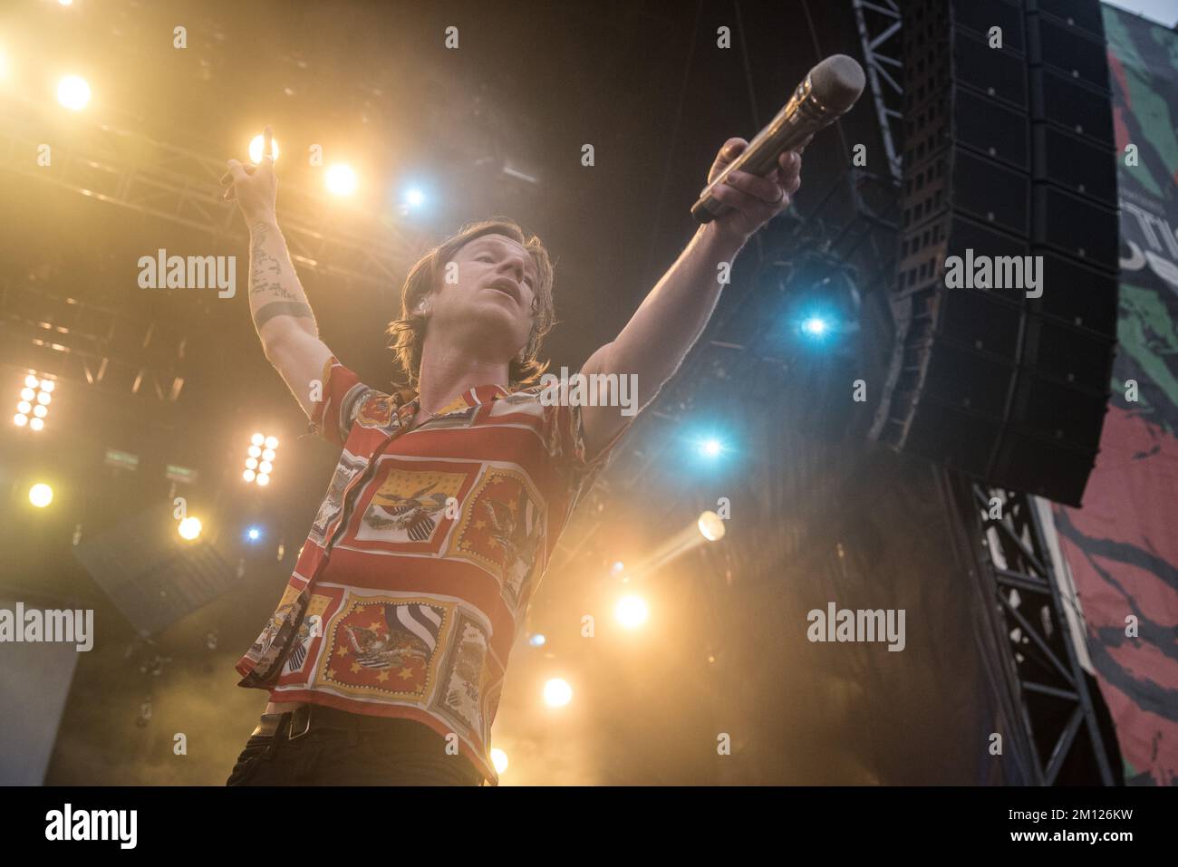 Austin City Limits - Cage The Elephant in concert Stock Photo - Alamy