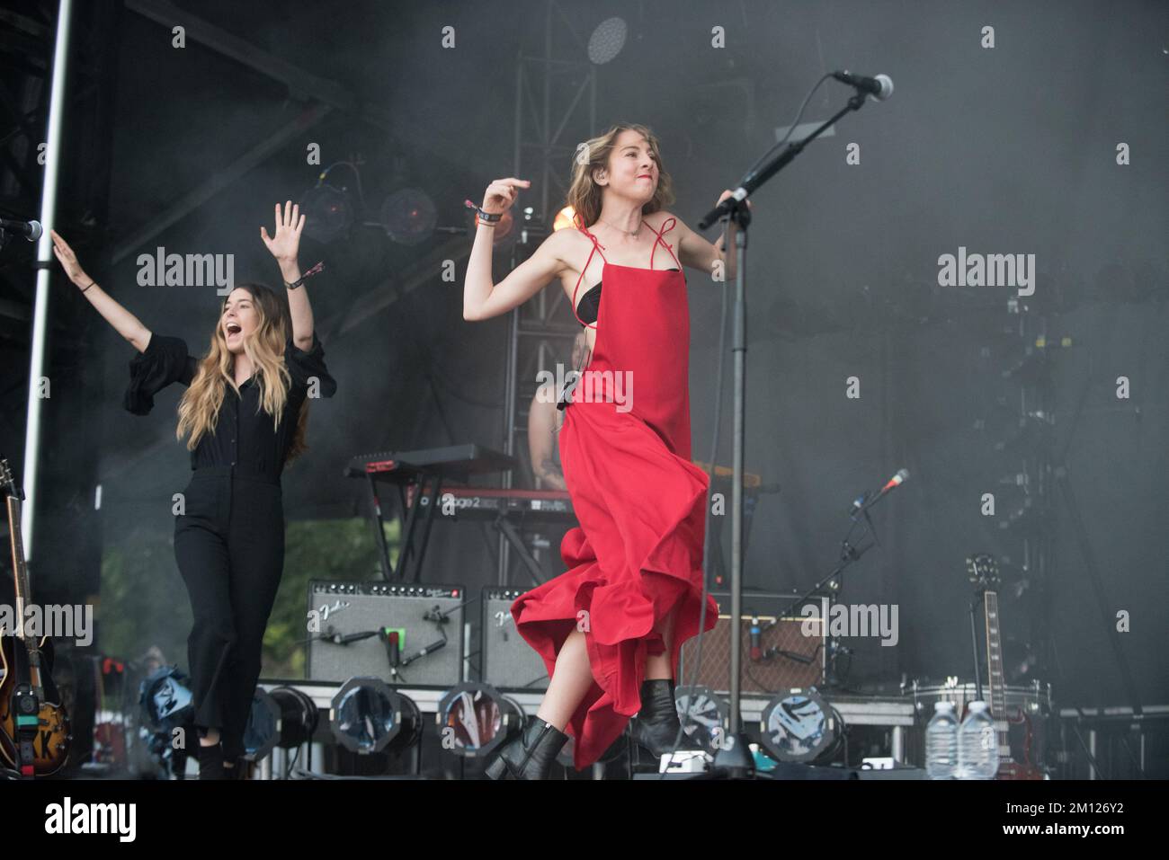 Austin City Limits - Haim in concert Stock Photo - Alamy