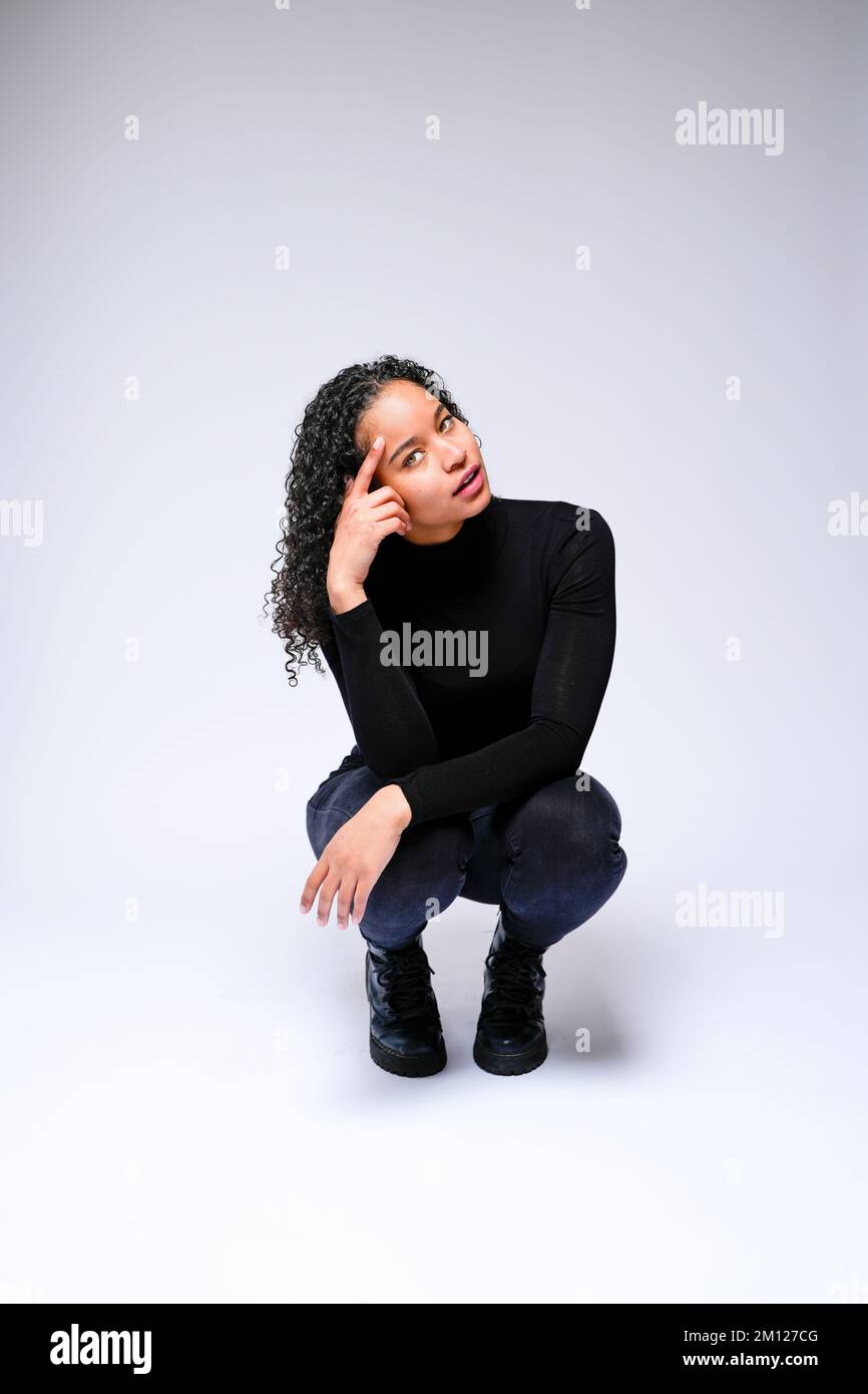 Fashionable woman portrait hi-res stock photography and images - Alamy