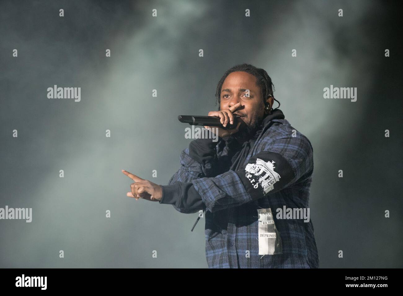 Austin City Limits - Kendrick Lamar in concert Stock Photo - Alamy