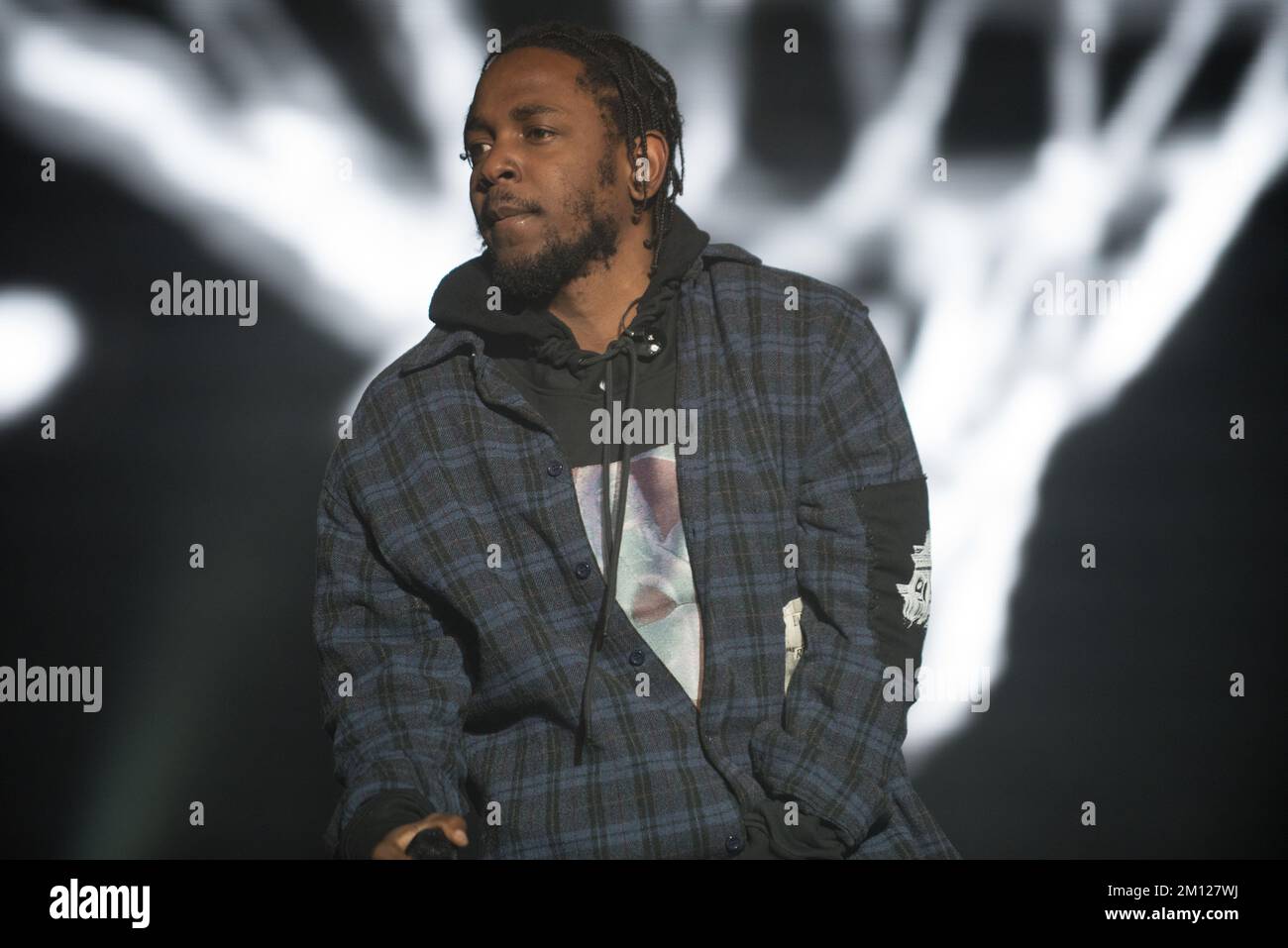 Austin City Limits - Kendrick Lamar in concert Stock Photo - Alamy