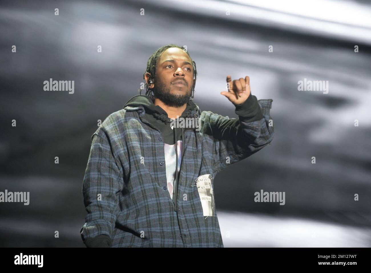 Austin City Limits - Kendrick Lamar in concert Stock Photo - Alamy