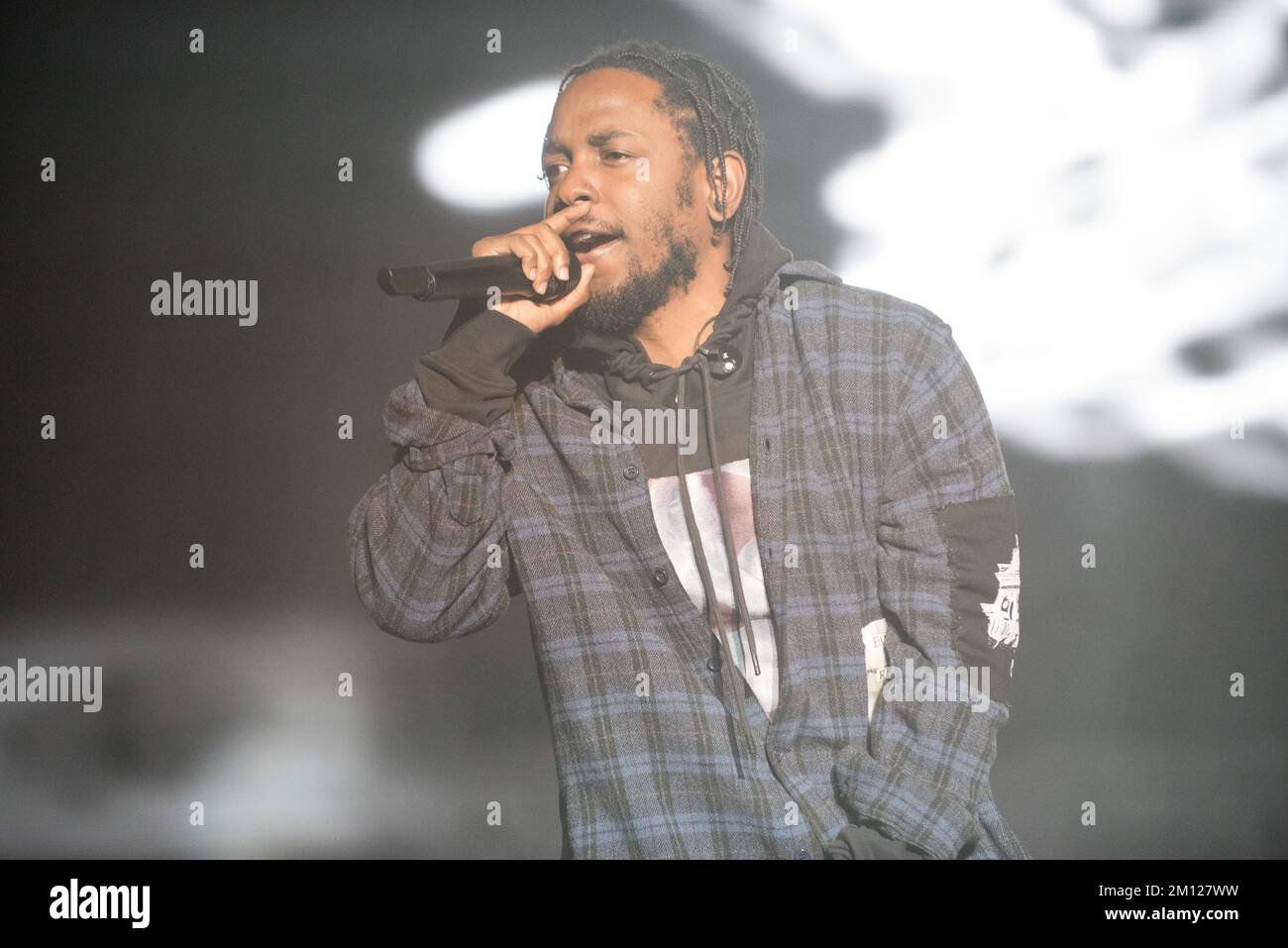 Austin City Limits - Kendrick Lamar in concert Stock Photo - Alamy