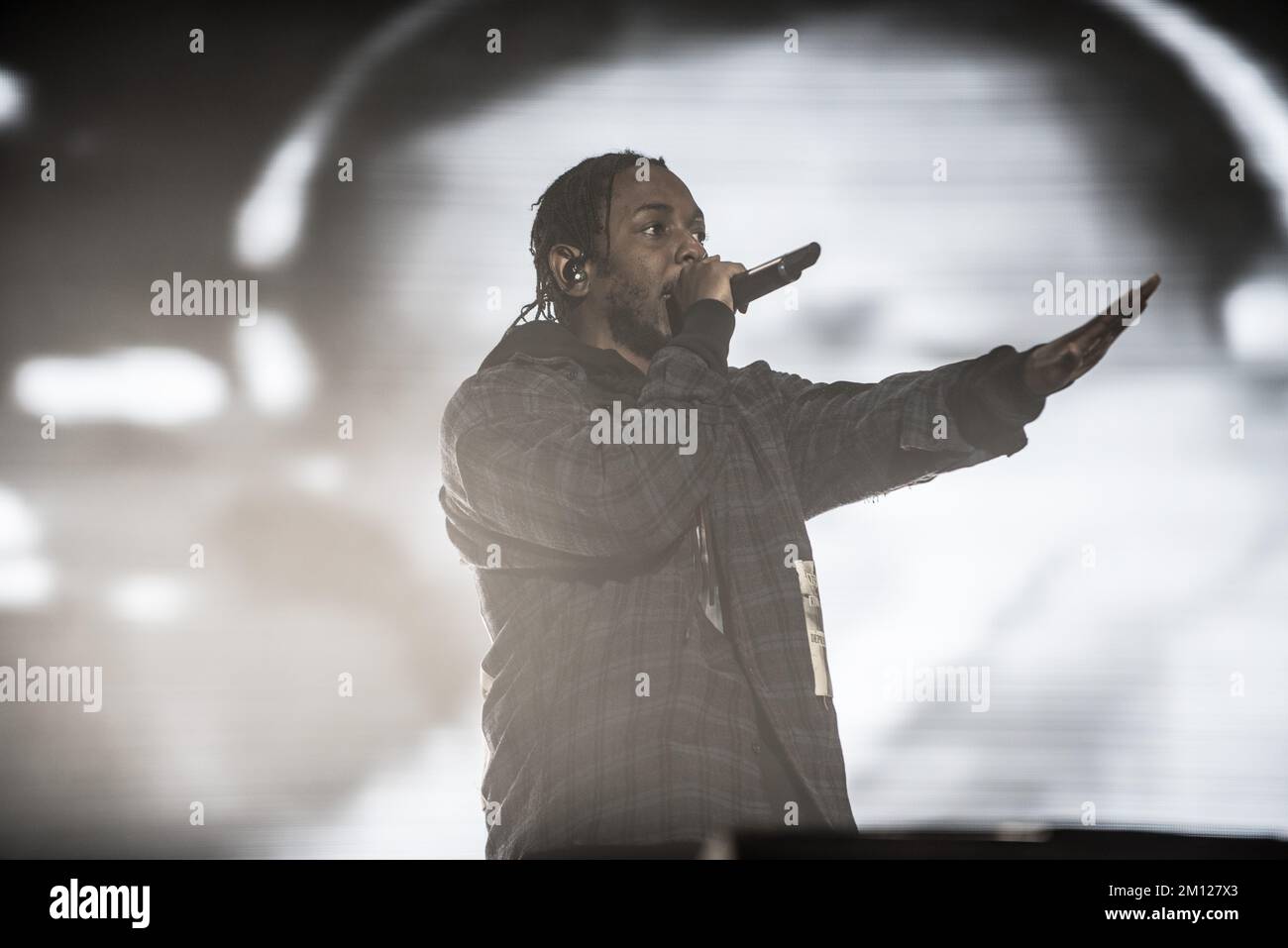 Austin City Limits - Kendrick Lamar in concert Stock Photo - Alamy