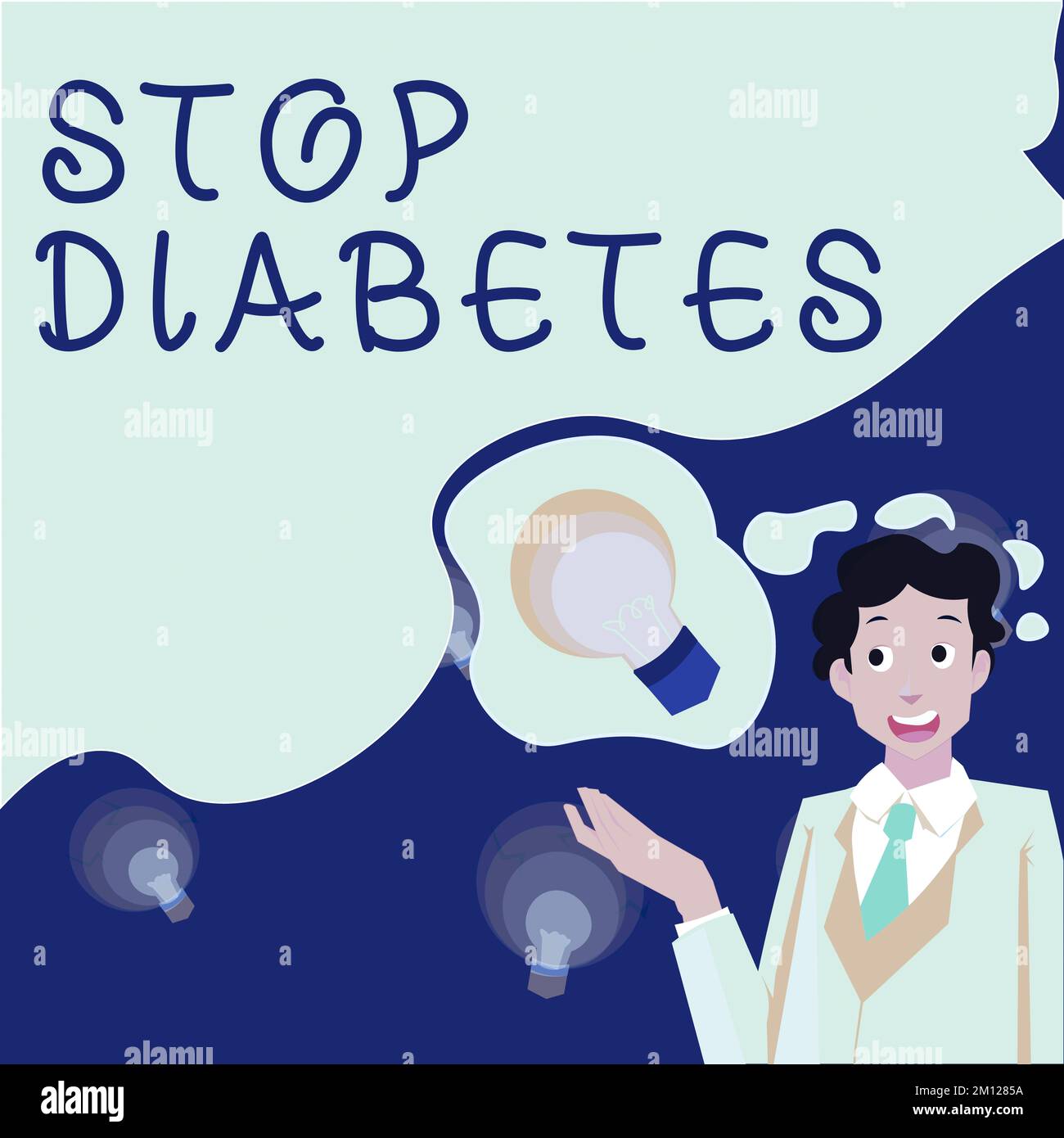 Handwriting text Stop Diabetes. Business idea Blood Sugar Level is ...