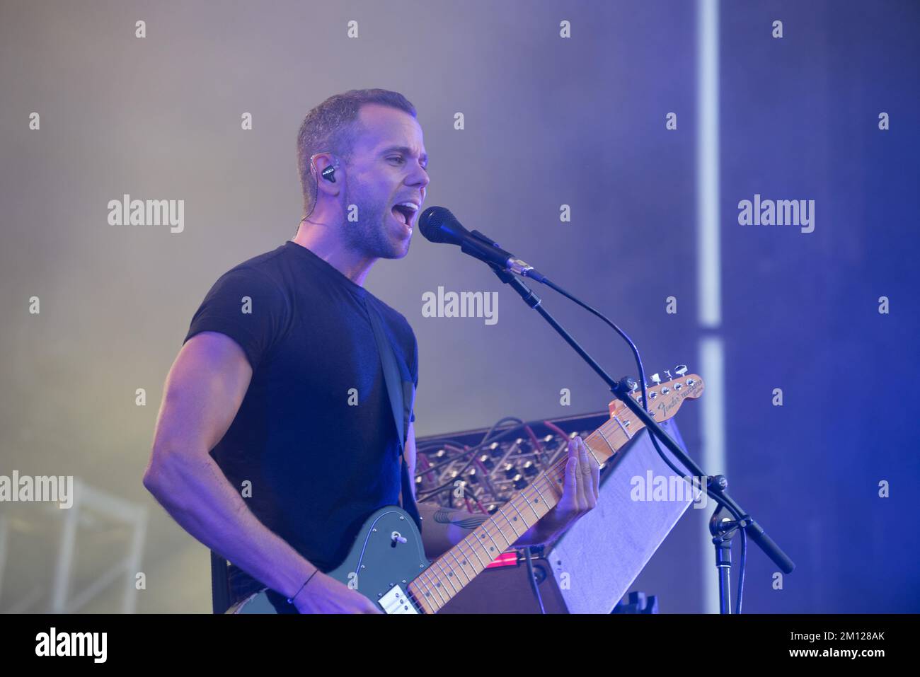 Austin City Limits - M83 in concert Stock Photo - Alamy