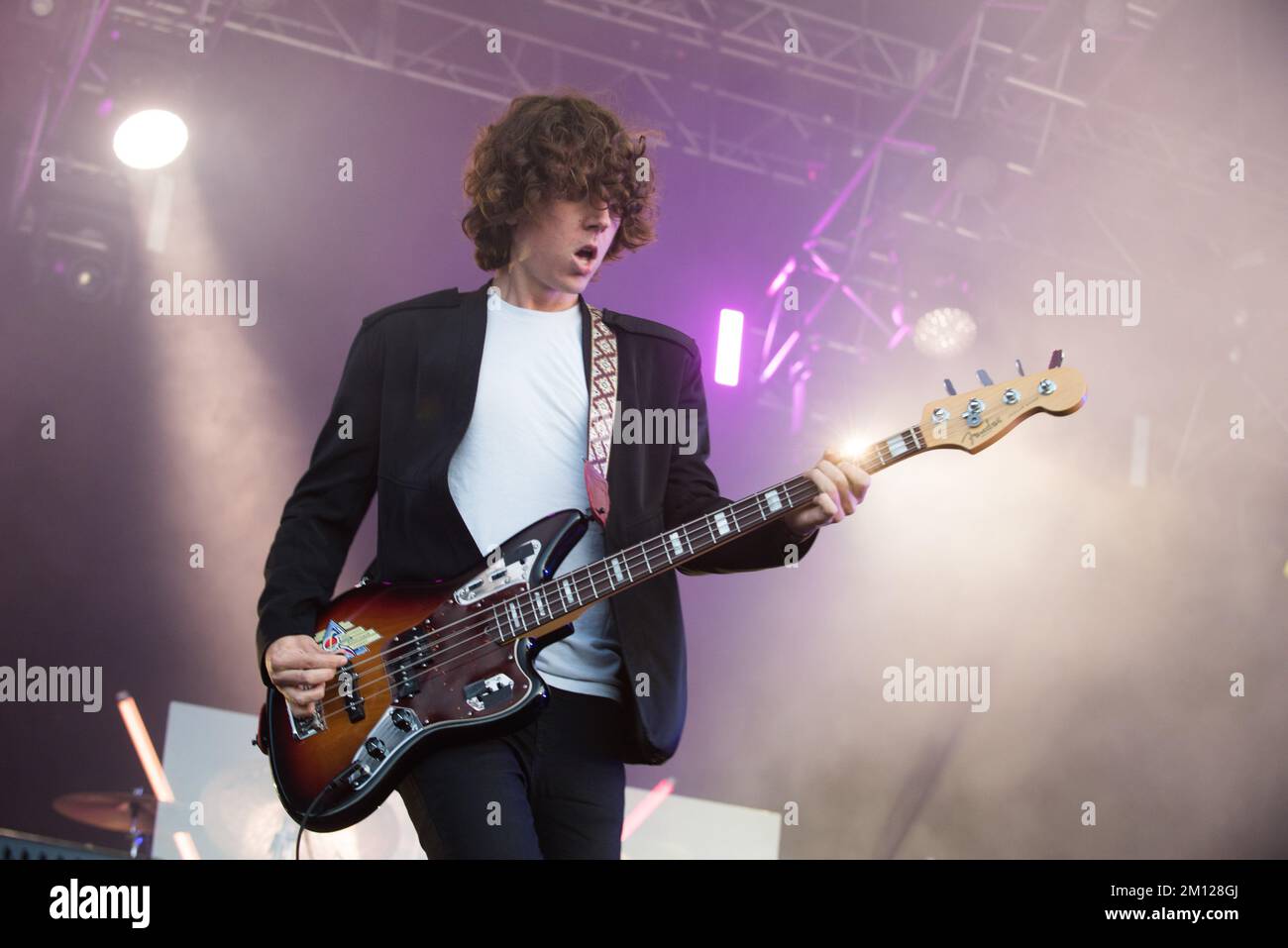 Austin City Limits - M83 in concert Stock Photo - Alamy