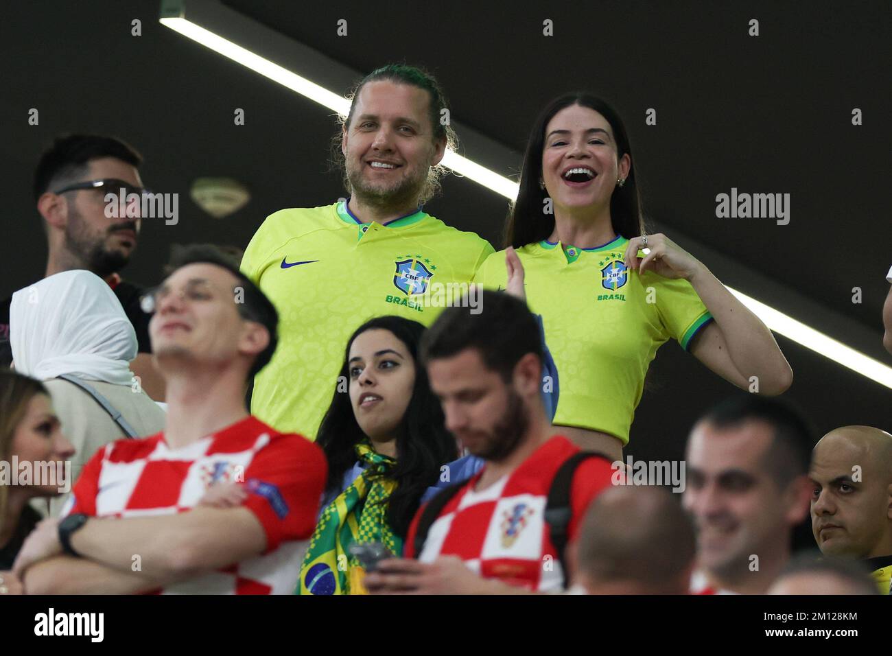 Doha, Qatar. 09th Dec, 2022. North American writer Mark Mason and his ...