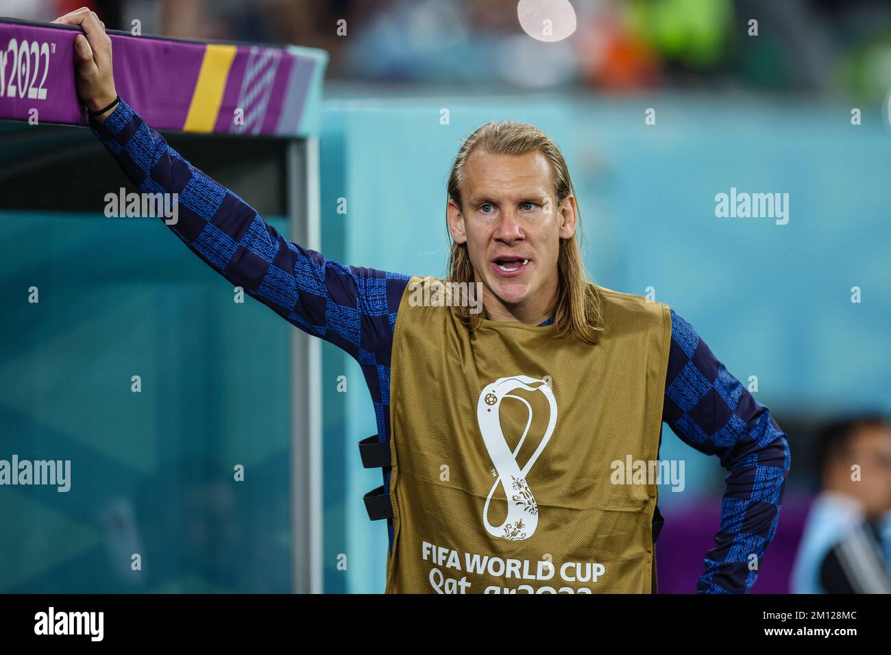 Doha, Qatar. 09th Dec, 2022. Domagoj Vida Croatia player during a match ...
