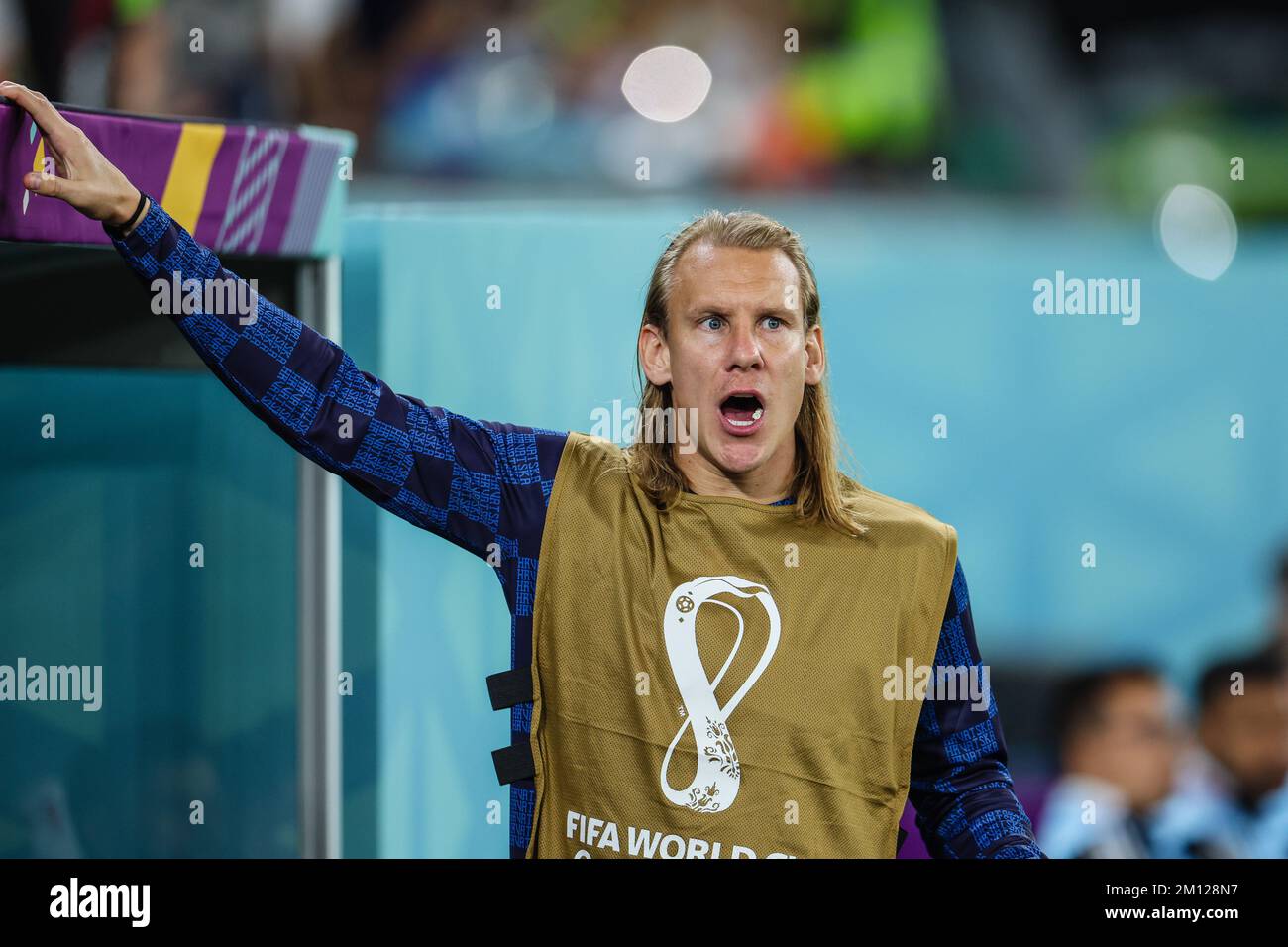 Doha, Qatar. 09th Dec, 2022. Domagoj Vida Croatia player during a match ...