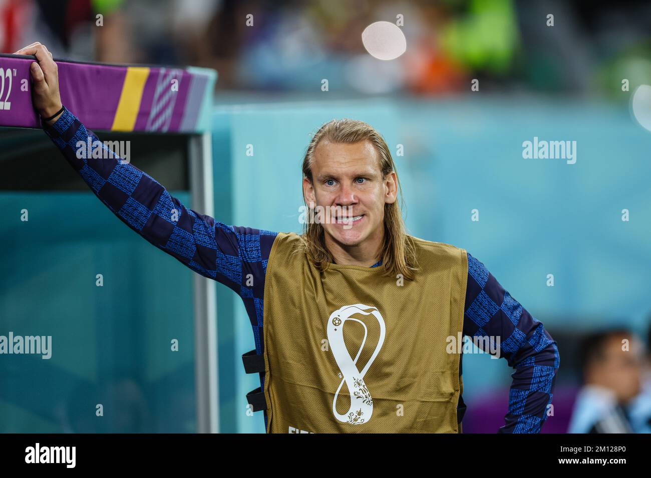 Doha, Qatar. 09th Dec, 2022. Domagoj Vida Croatia player during a match ...