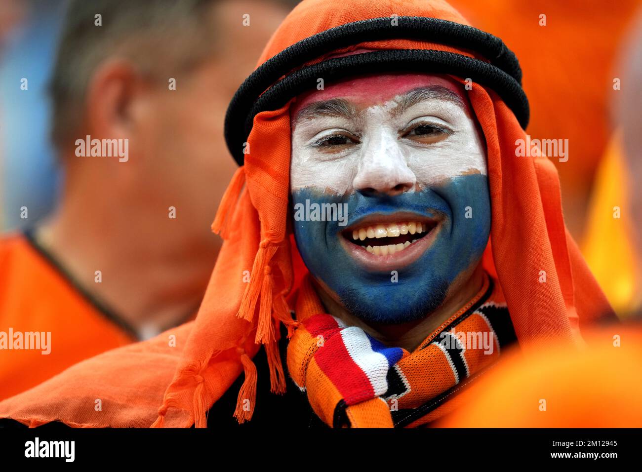 Netherlands fans ahead of the FIFA World Cup Quarter-Final match at the ...
