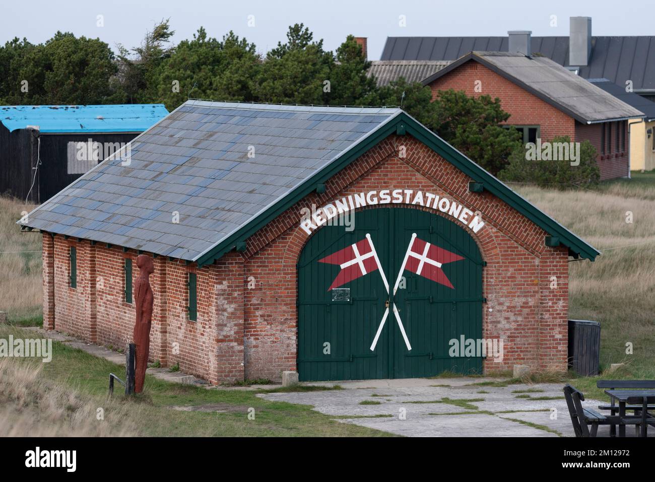 Fire Department Rescue Station, Mandø Island, Denmark's only tidal ...
