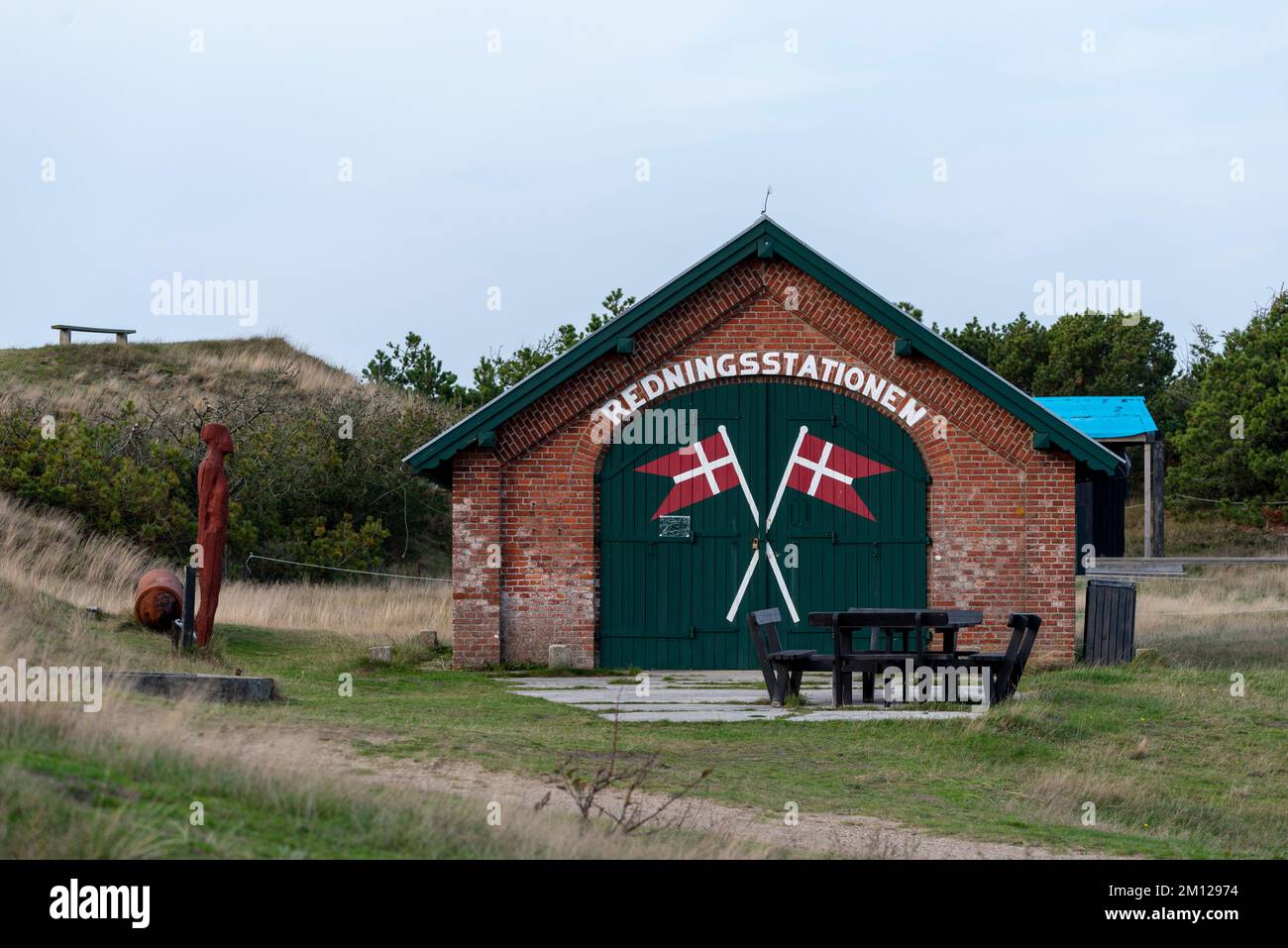 Fire Department Rescue Station, Mandø Island, Denmark's only tidal ...