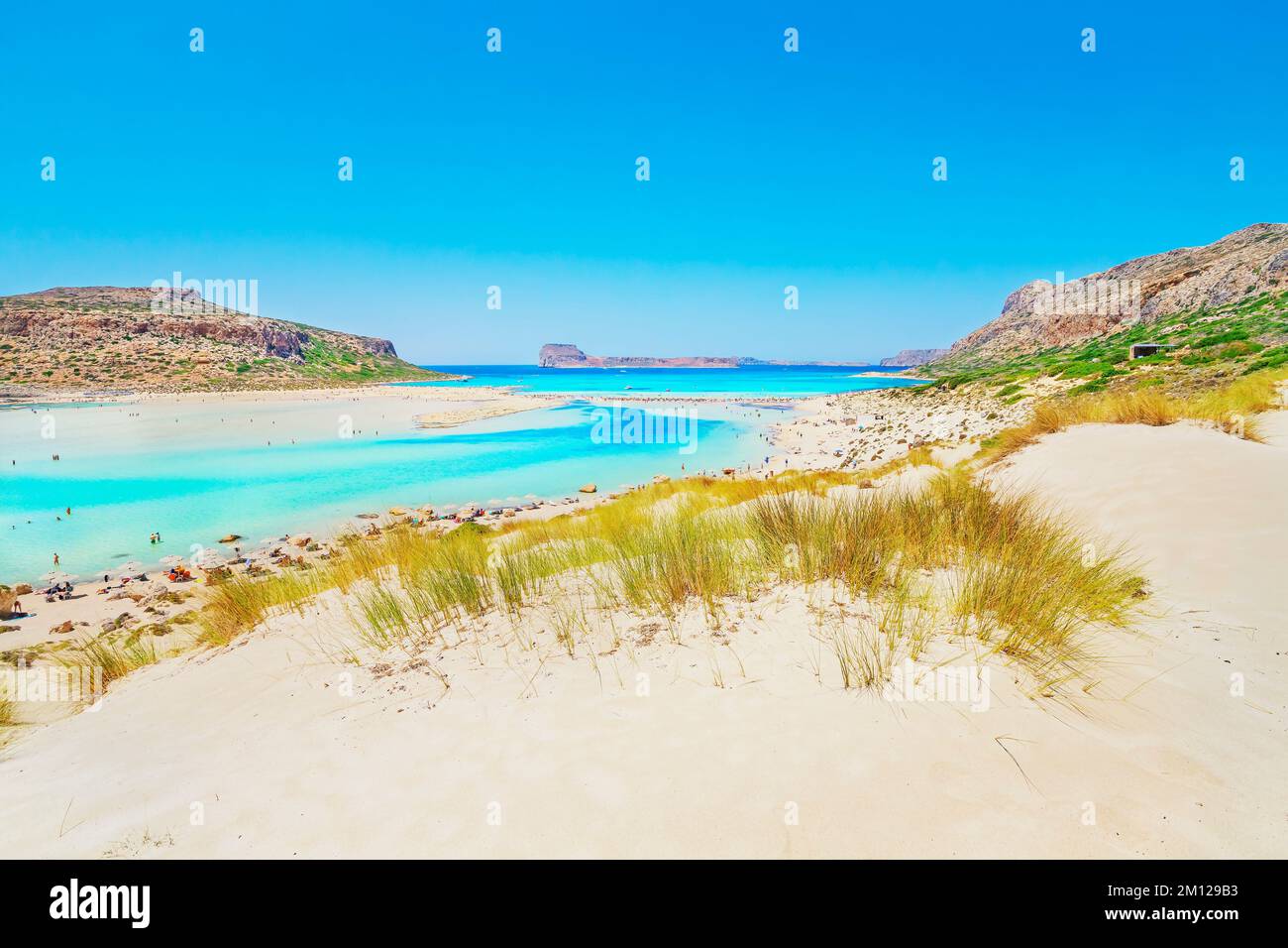 Balos bay, Gramvousa Peninsula, Chania, Crete, Greece Stock Photo - Alamy