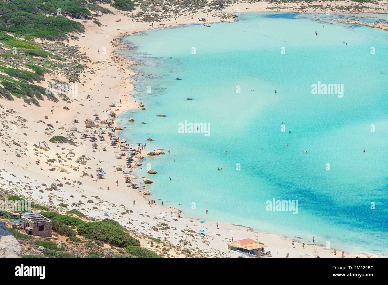 Balos bay, Gramvousa Peninsula, Chania, Crete, Greece Stock Photo - Alamy