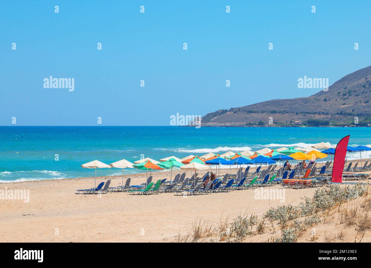 Rethymnon beach crete greek island hi-res stock photography and images ...