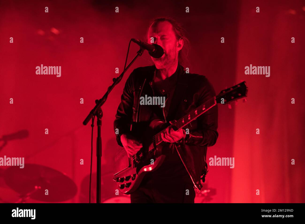 Austin City Limits - Radiohead - Thom Yorke in concert Stock Photo - Alamy