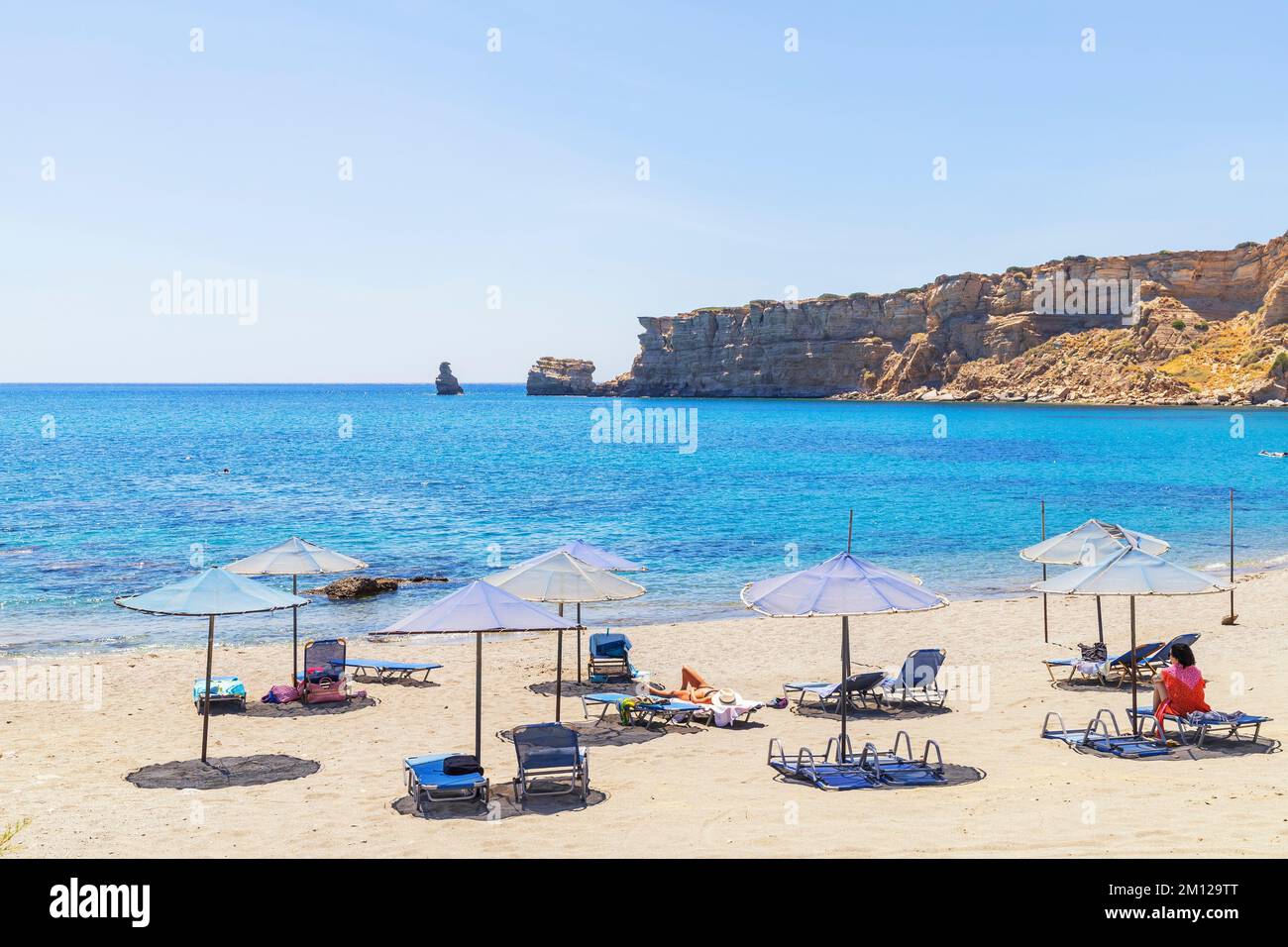 Small Triopetra beach, Triopetra, Southern Crete, Crete, Greek Islands ...