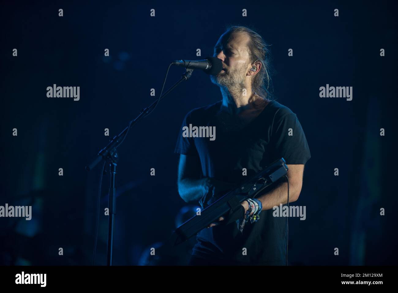 Austin City Limits - Radiohead - Thom Yorke in concert Stock Photo - Alamy