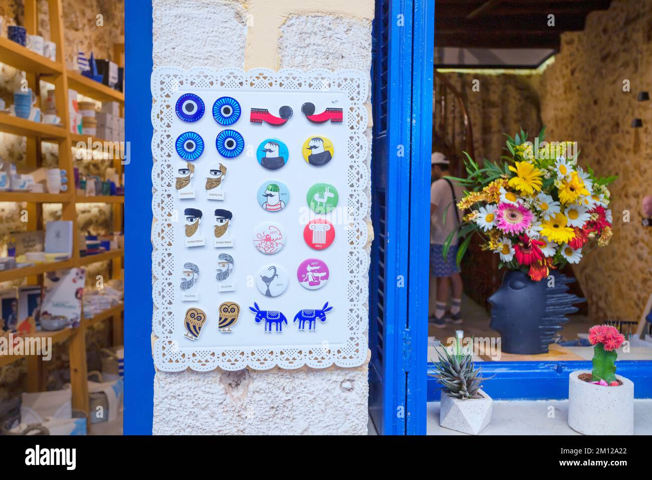 Shop souvenirs chania crete greece hi-res stock photography and images ...