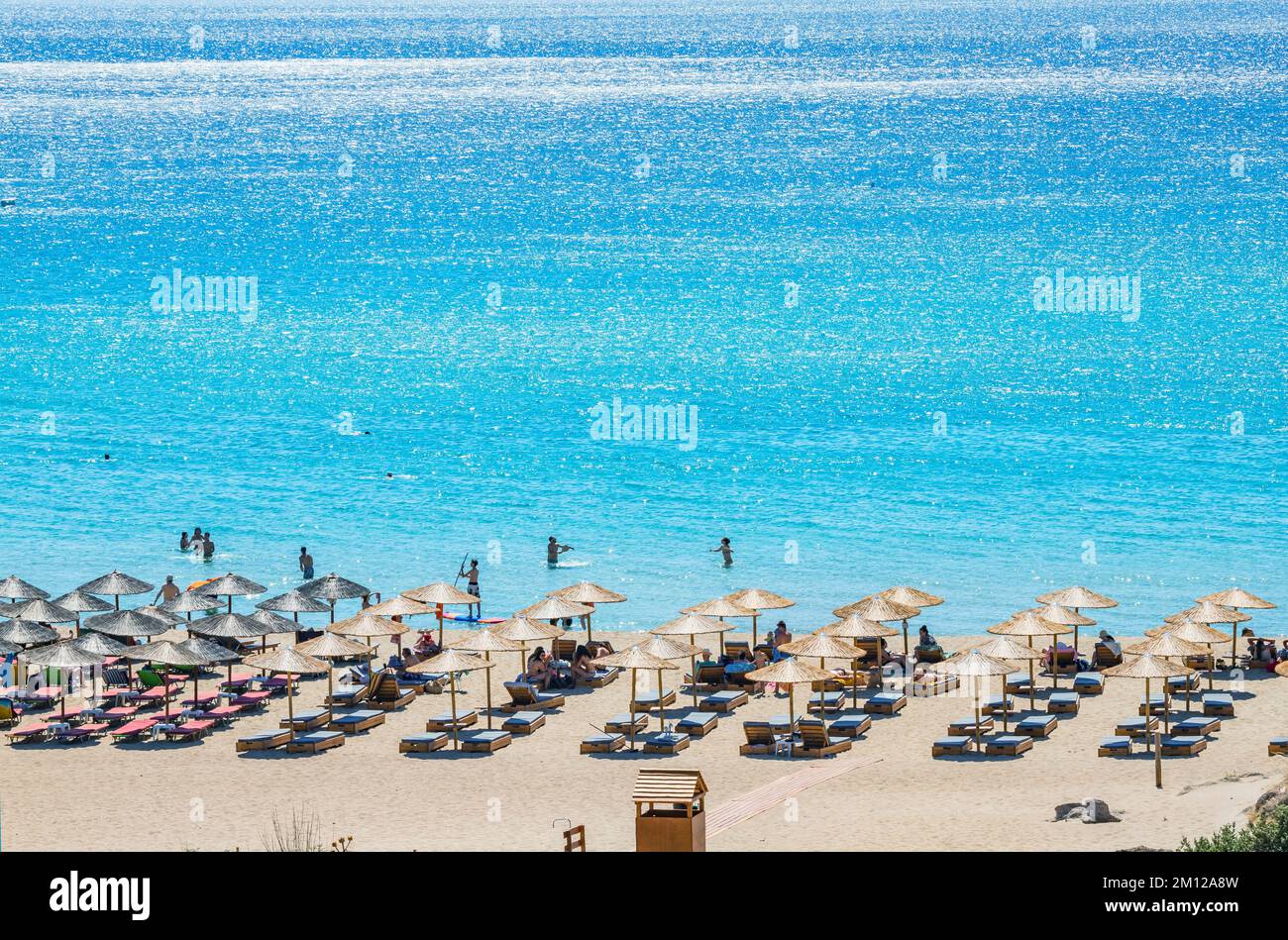 Falasarna beach, Chania, Crete, Greek Islands, Greece Stock Photo - Alamy
