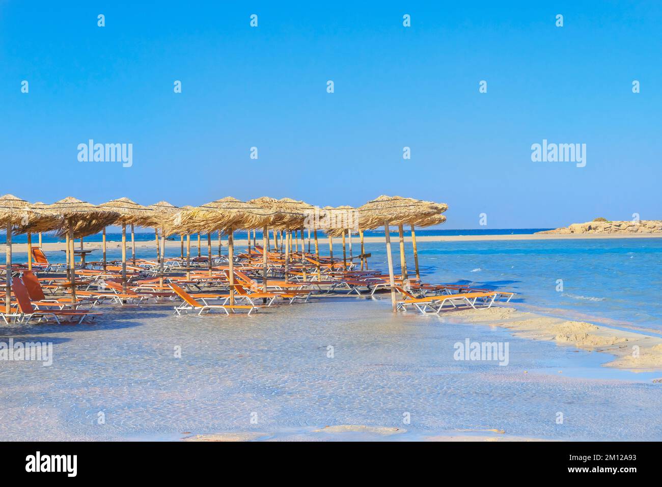 Elafonisi beach, Chania, Crete, Greek Islands, Greece Stock Photo - Alamy
