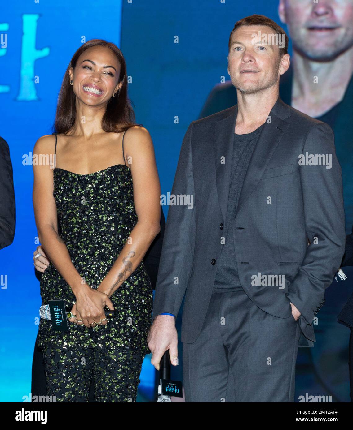 Seoul, South Korea. 09th Dec, 2022. Actress Zoe Saldana, Australian ...