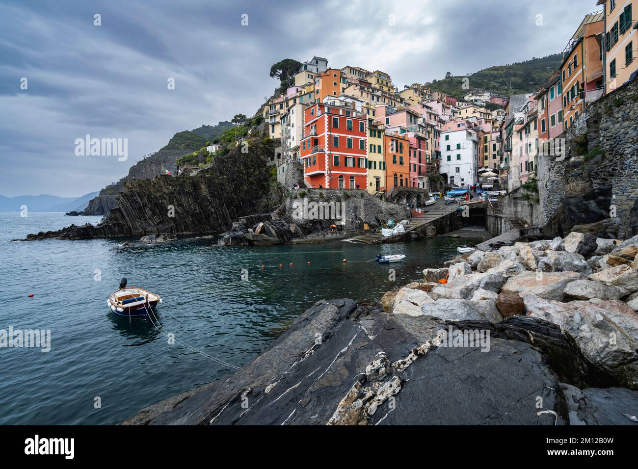 Riomaggiore, La Spezia, Cinque Terre, Italy Stock Photo - Alamy
