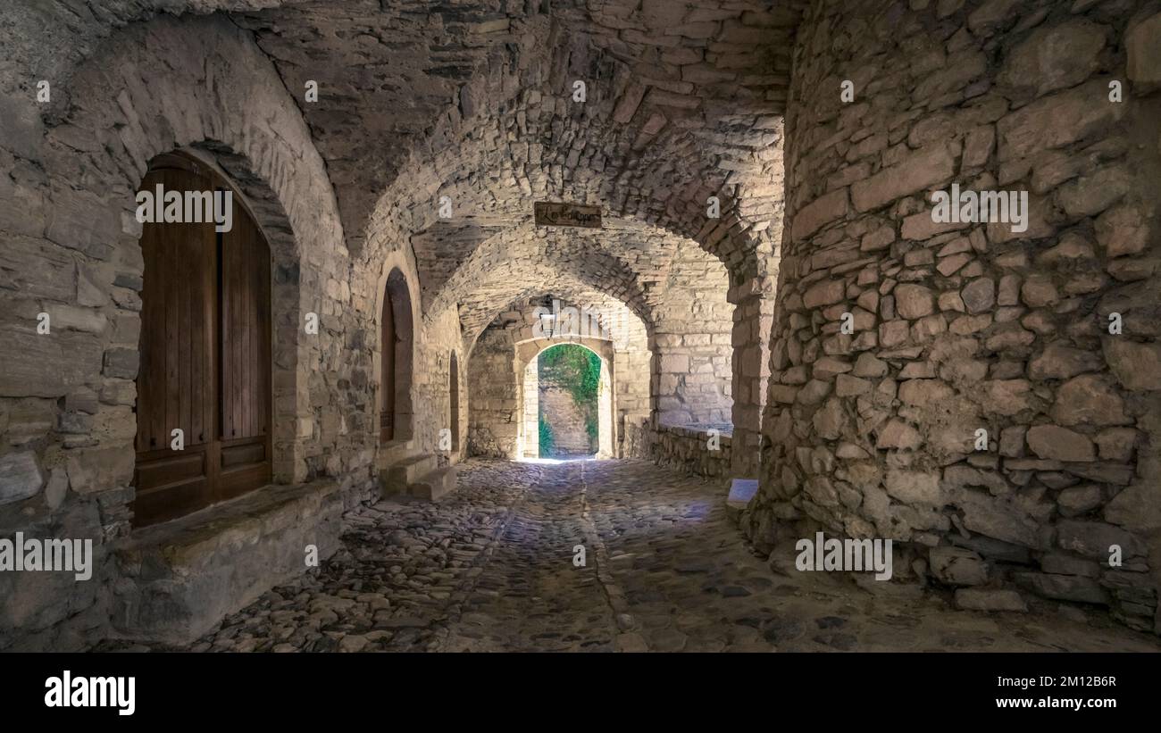Stone vault in Saint Martin de Londres Stock Photo - Alamy