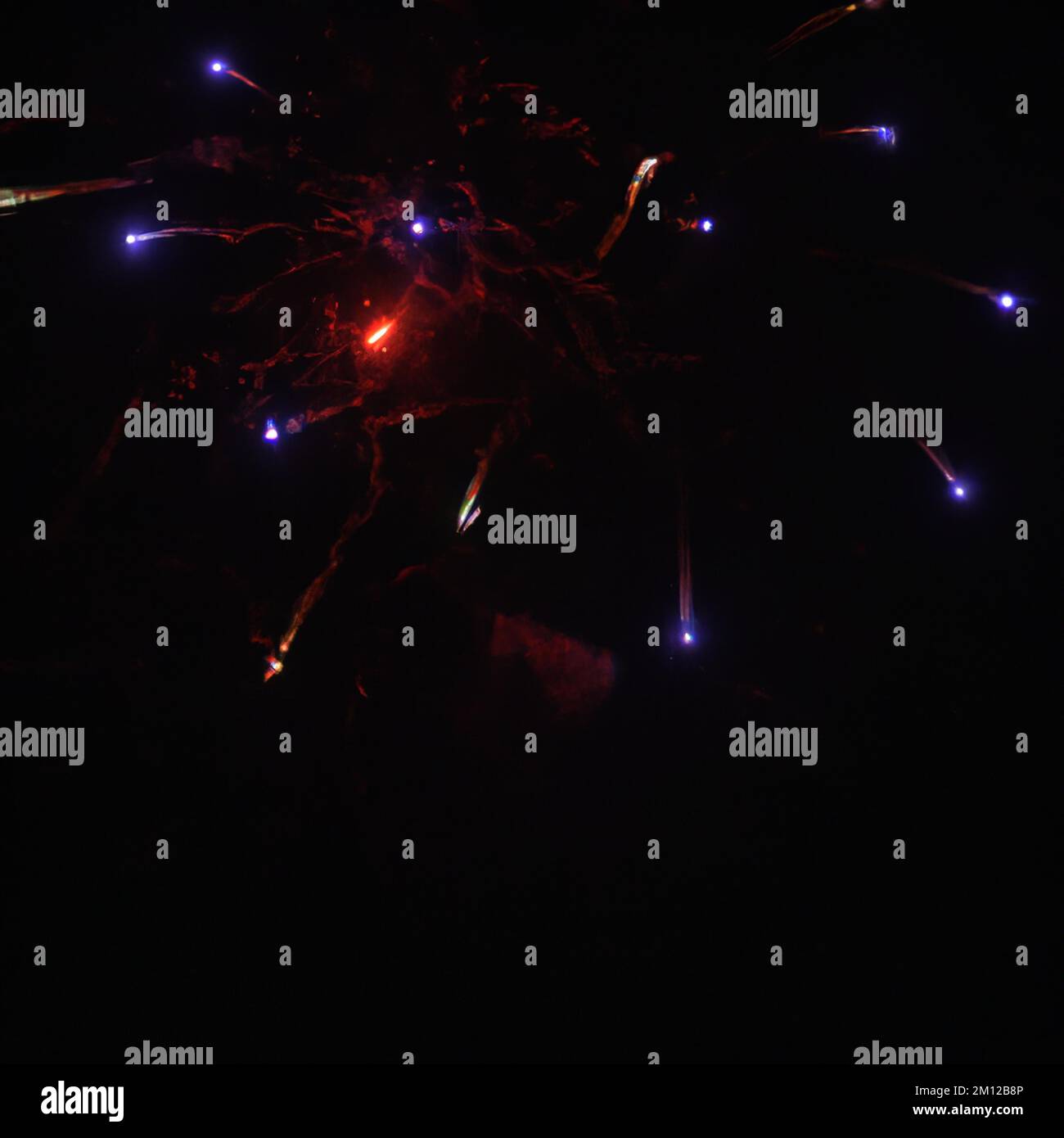 Aerial view bright festive fireworks hi-res stock photography and ...