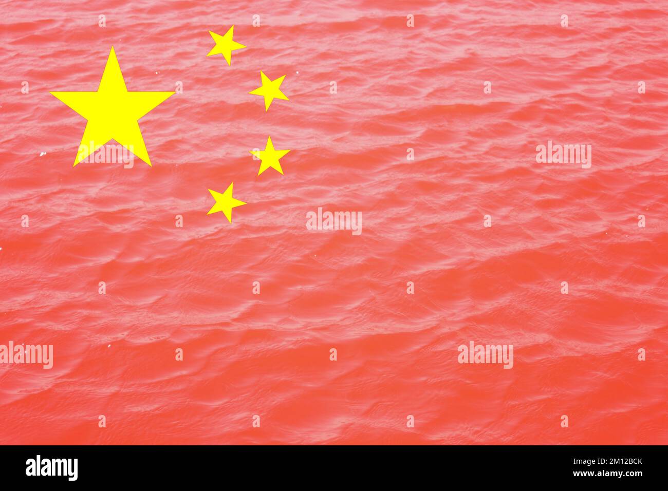 China protest flag hi-res stock photography and images - Alamy