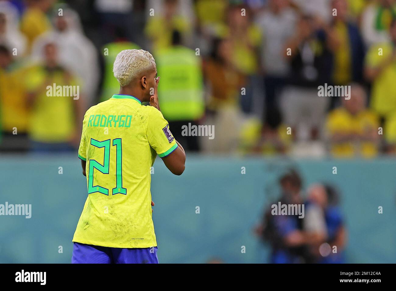 Rodrygo do Brasil during the FIFA World Cup Qatar 2022 match, Quarter ...