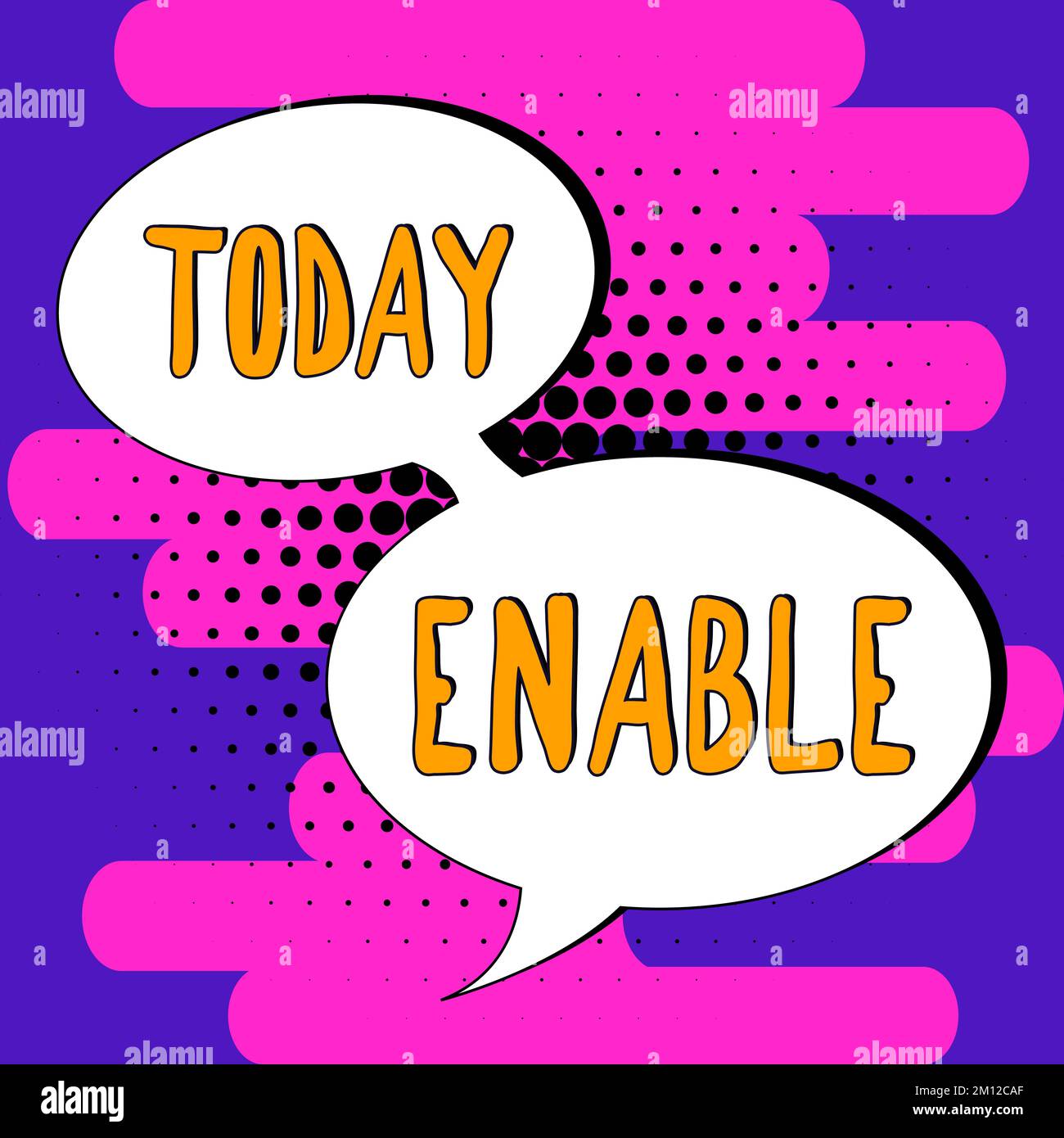 Text showing inspiration Enable. Business concept give someone or ...