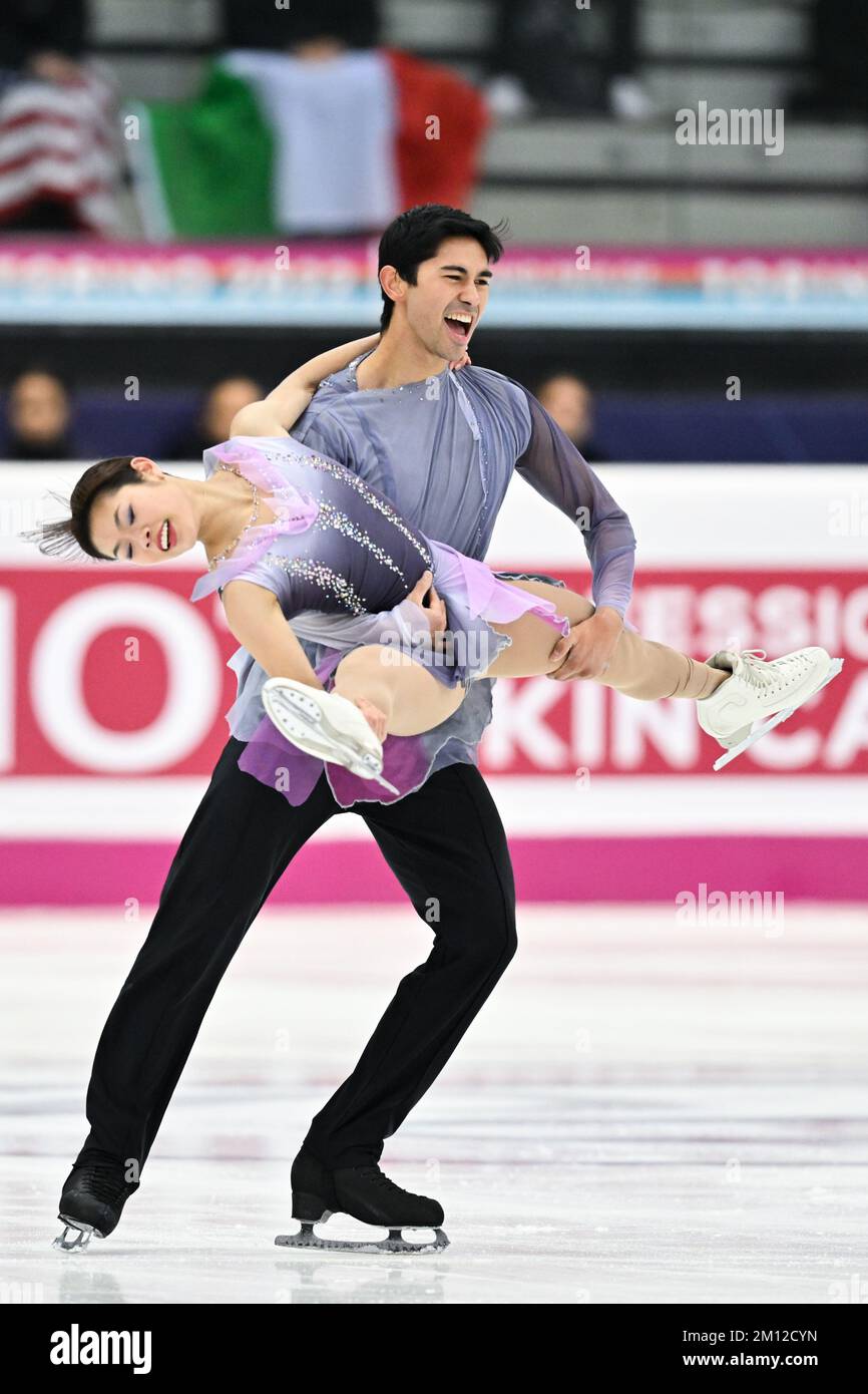 Emily CHAN & Spencer Akira HOWE (USA), during Senior Pairs Free Skating ...