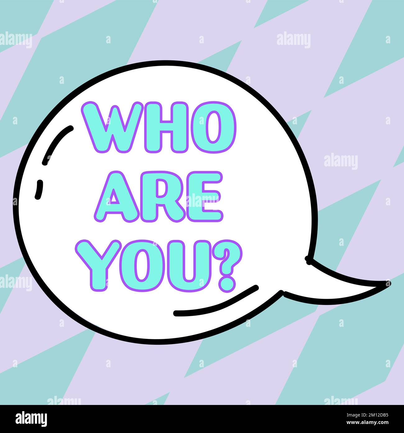 Conceptual display Who Are You. Business approach Identify yourself ...
