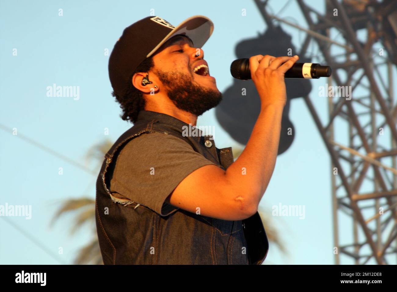 Coachella - The Weeknd in concert Stock Photo - Alamy