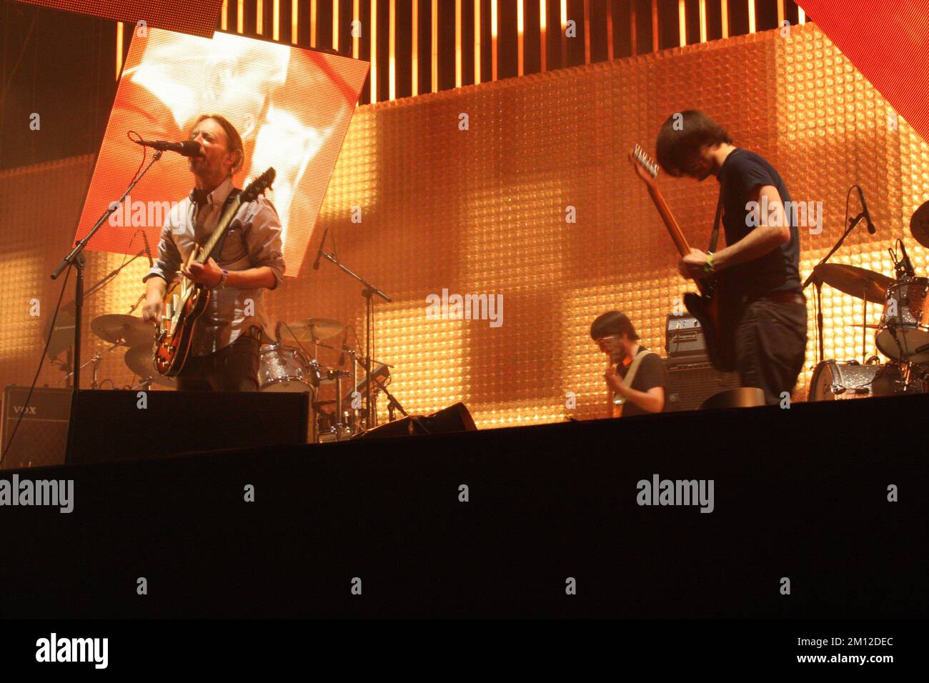 Coachella - Radiohead in concert Stock Photo - Alamy