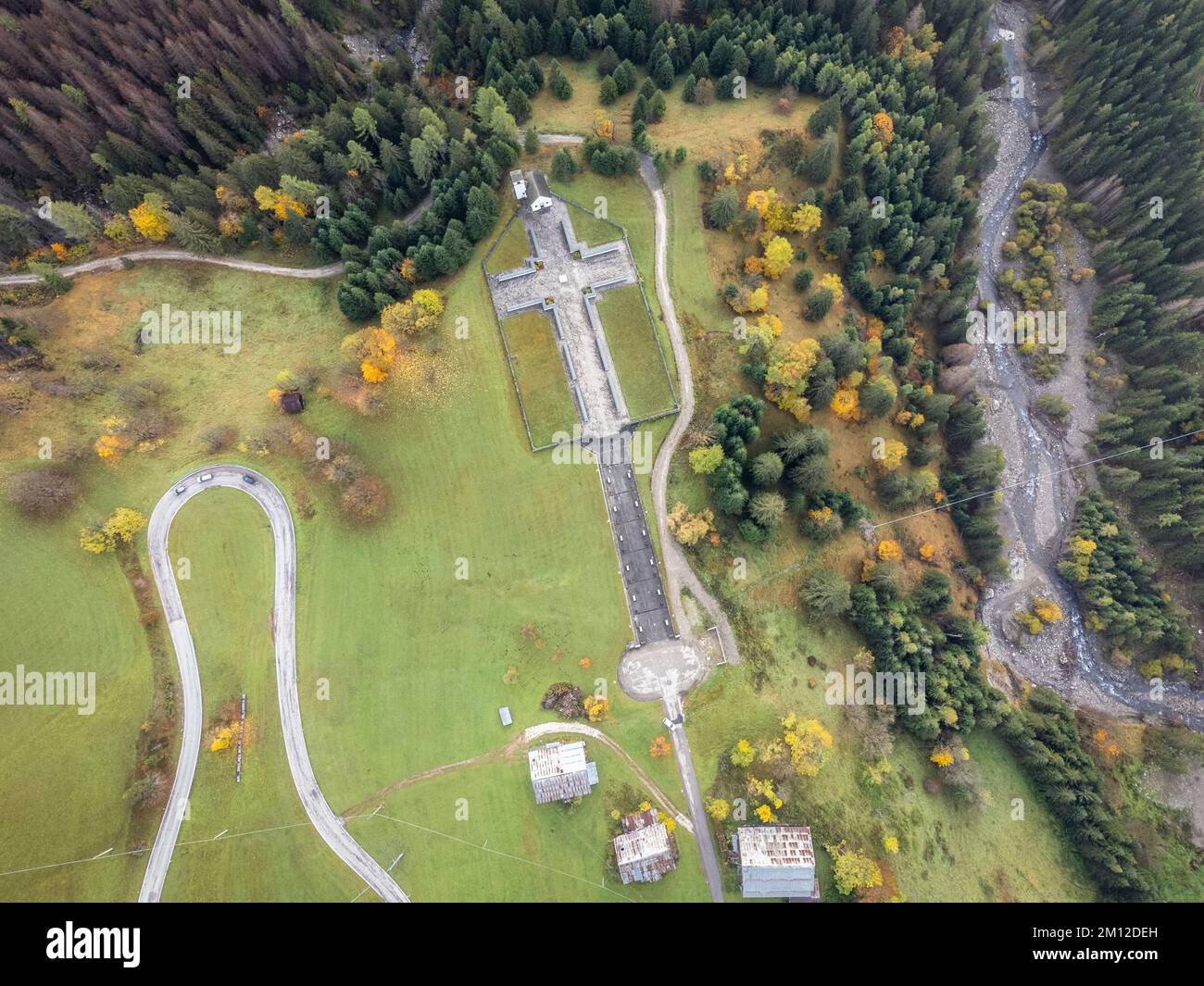 Belluno the military memorial of pian di salesei hi-res stock ...