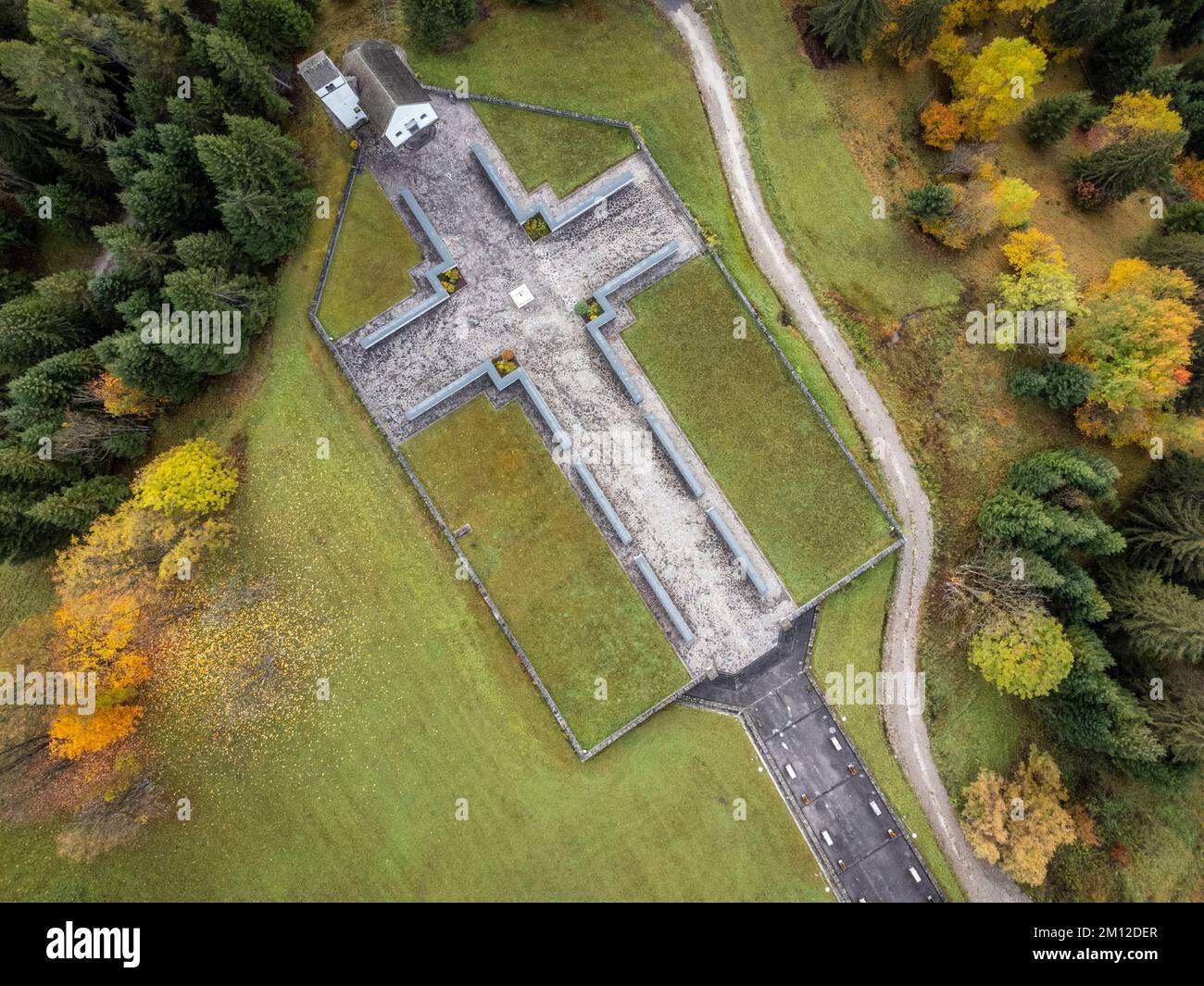 Belluno the military memorial of pian di salesei hi-res stock ...
