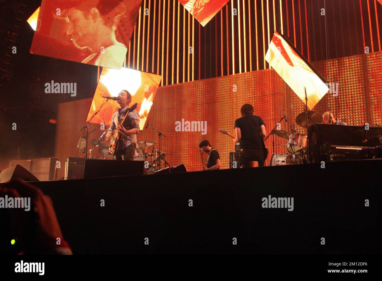 Coachella - Radiohead in concert Stock Photo - Alamy