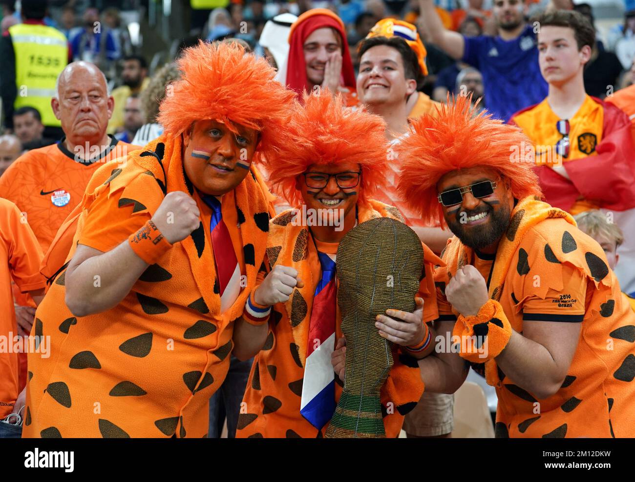 Netherlands fans ahead of the FIFA World Cup Quarter-Final match at the ...