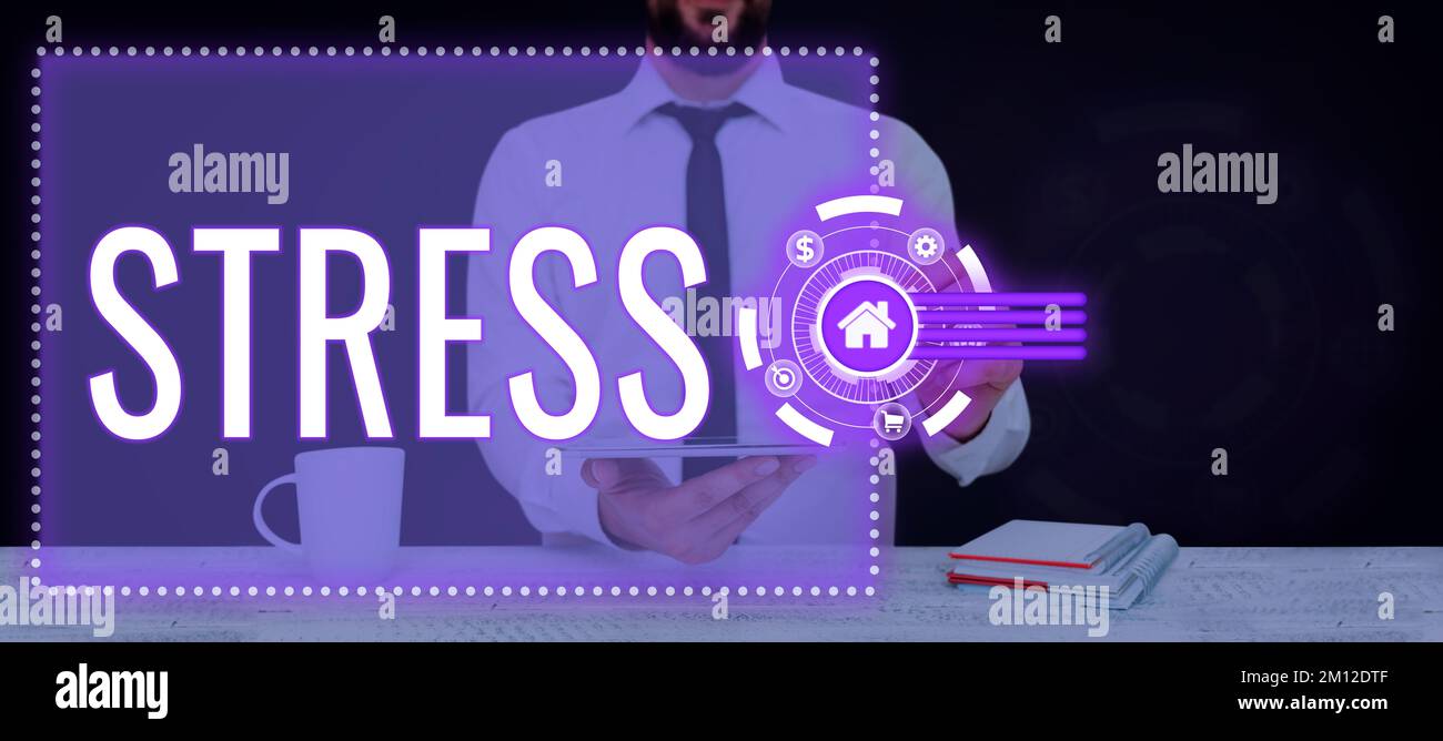 Inspiration showing sign Stress. Word for a physical chemical or ...