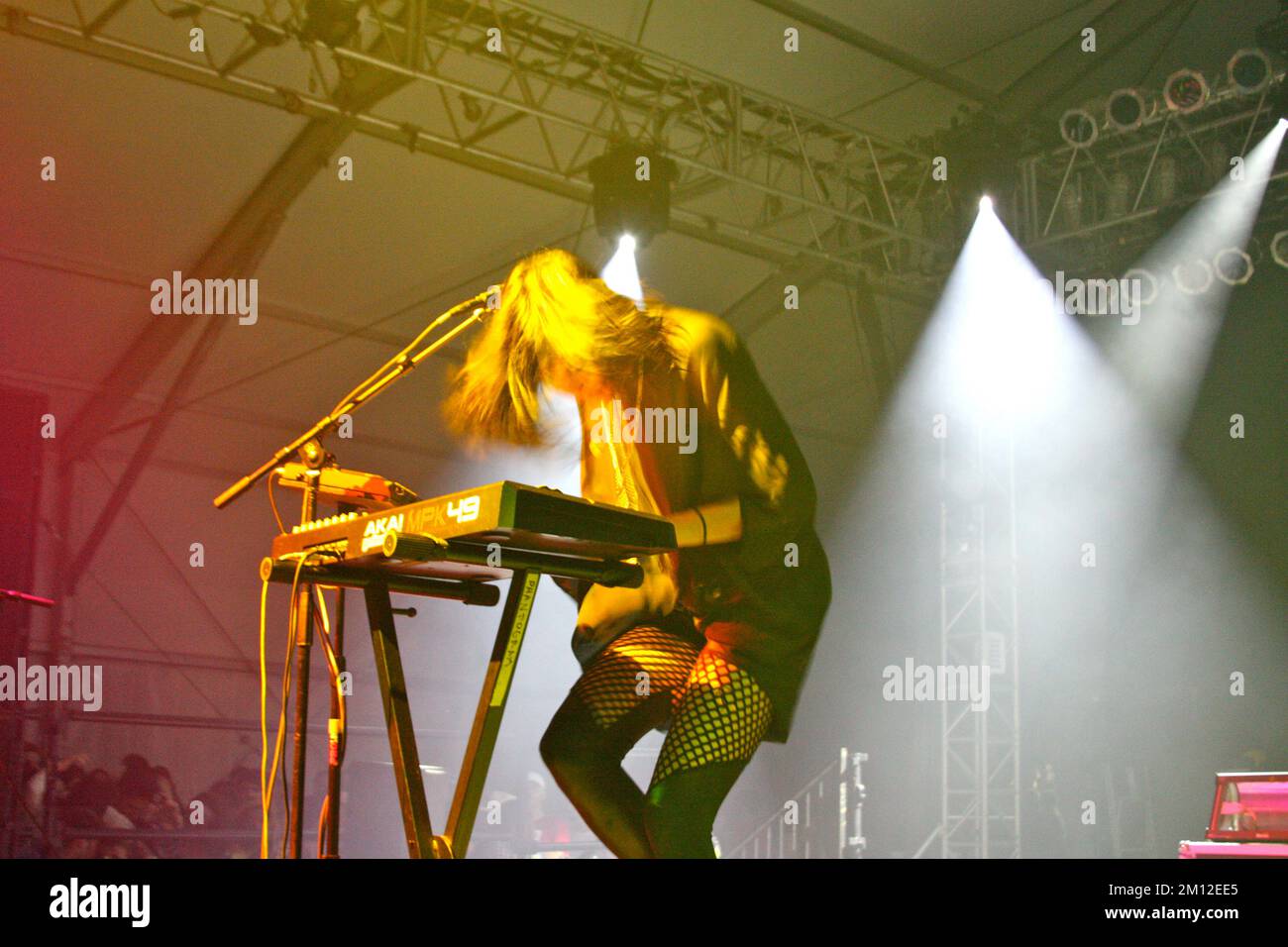 The Bonnaroo Music and Arts Festival - Phantogram in concert Stock ...