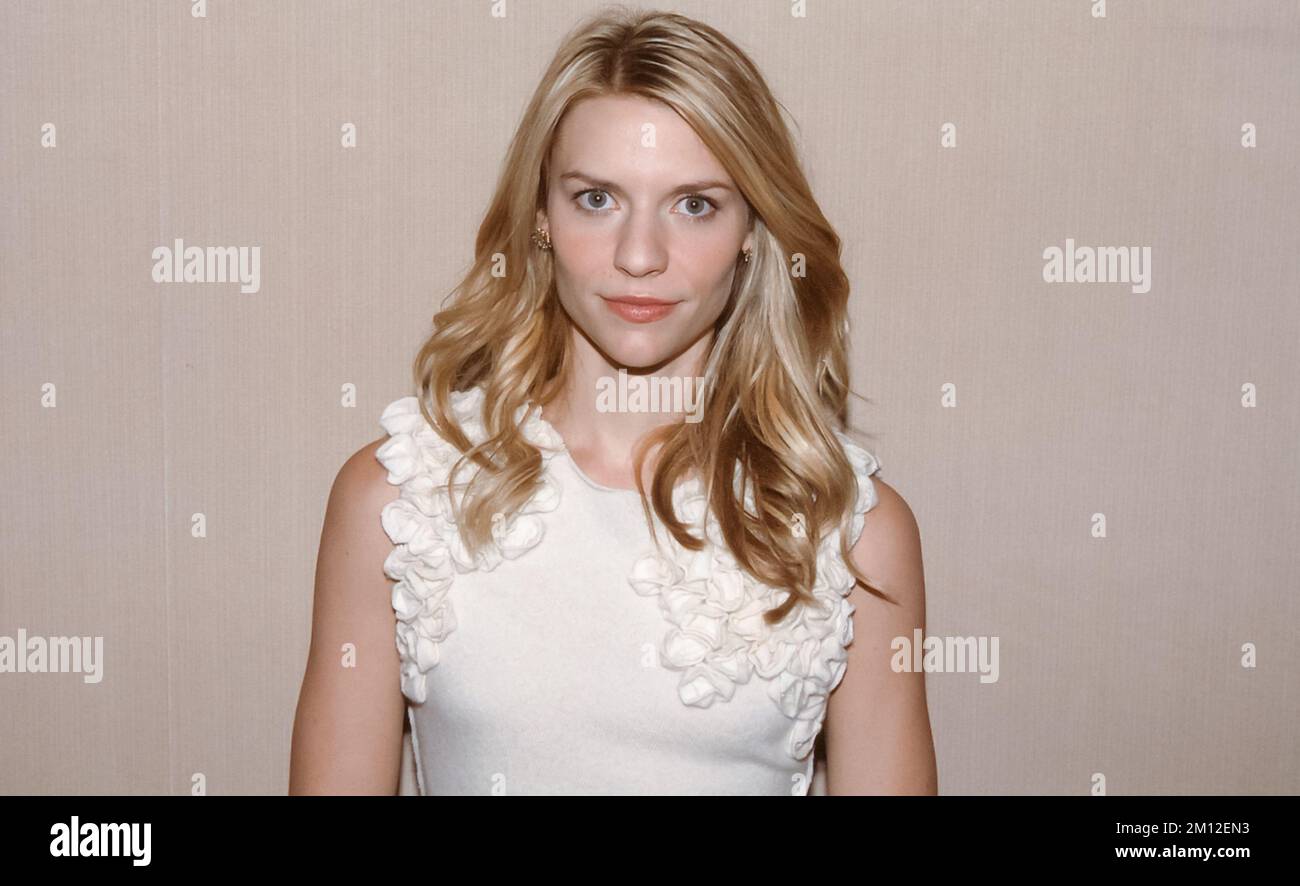 Retro celebrity portraits - Claire Danes, at a press conference event ...