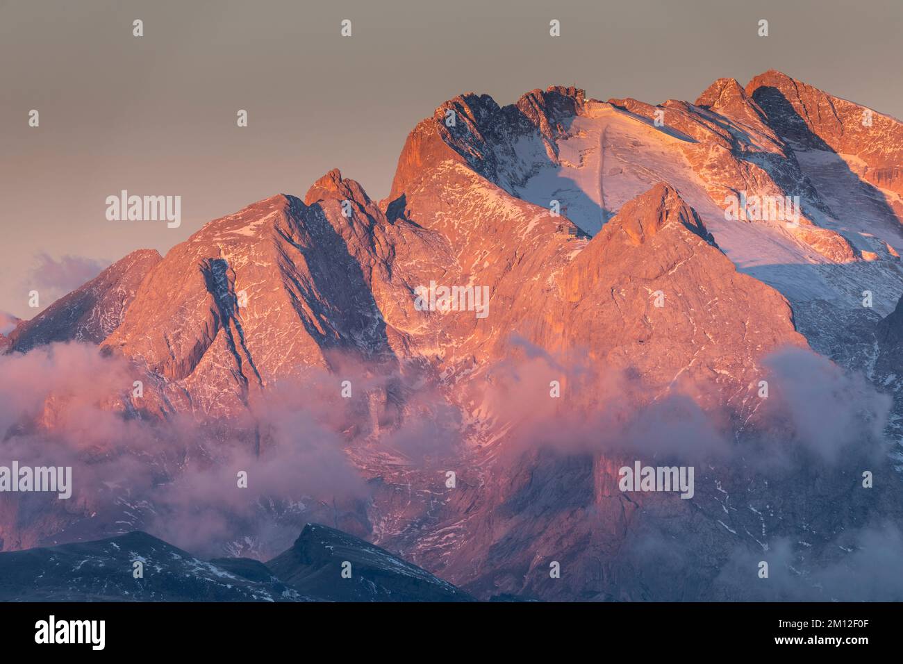Marmolada view from giau pass hi-res stock photography and images - Alamy