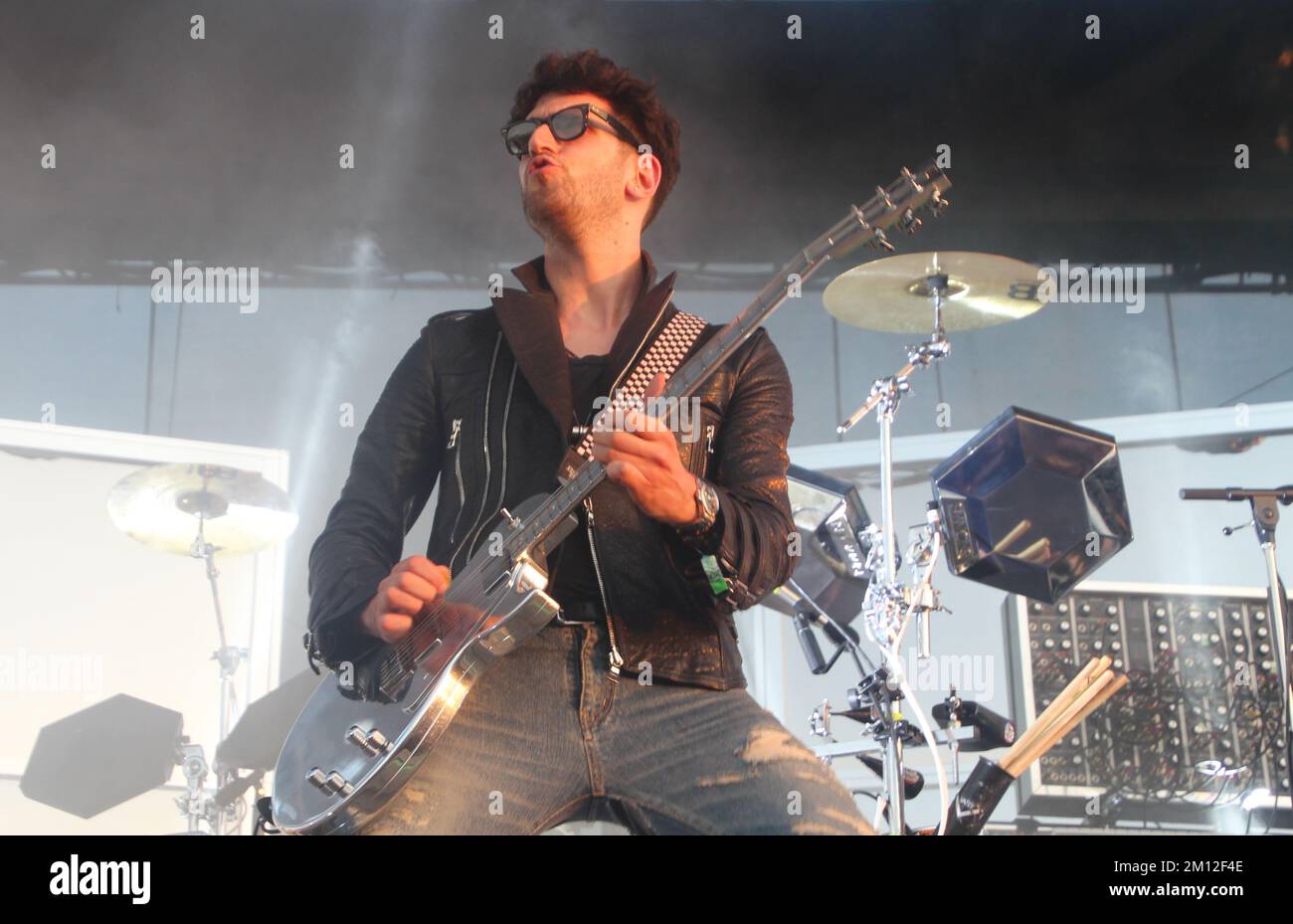 The Bonnaroo Music and Arts Festival - Chromeo in concert Stock Photo ...